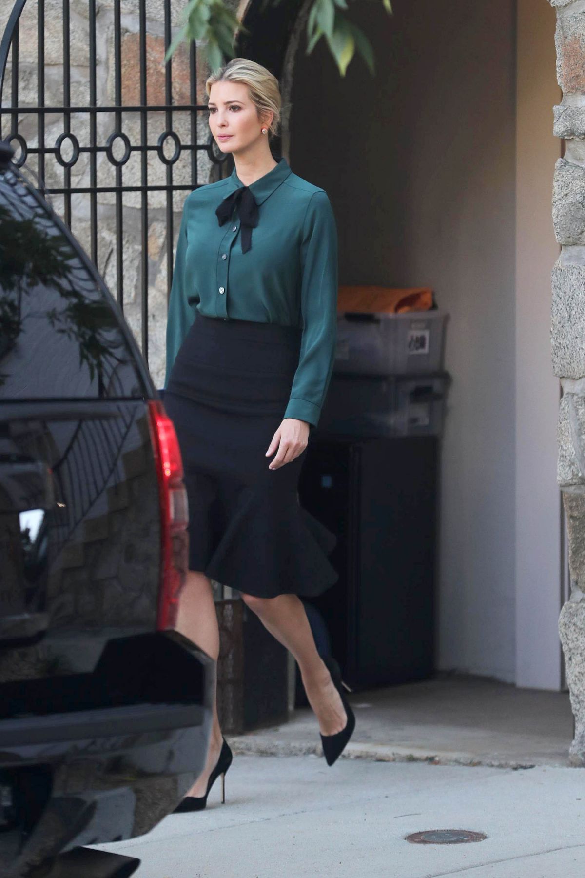 IVANKA TRUMP Leaves Her Home in Washington 07/10/2018 – HawtCelebs