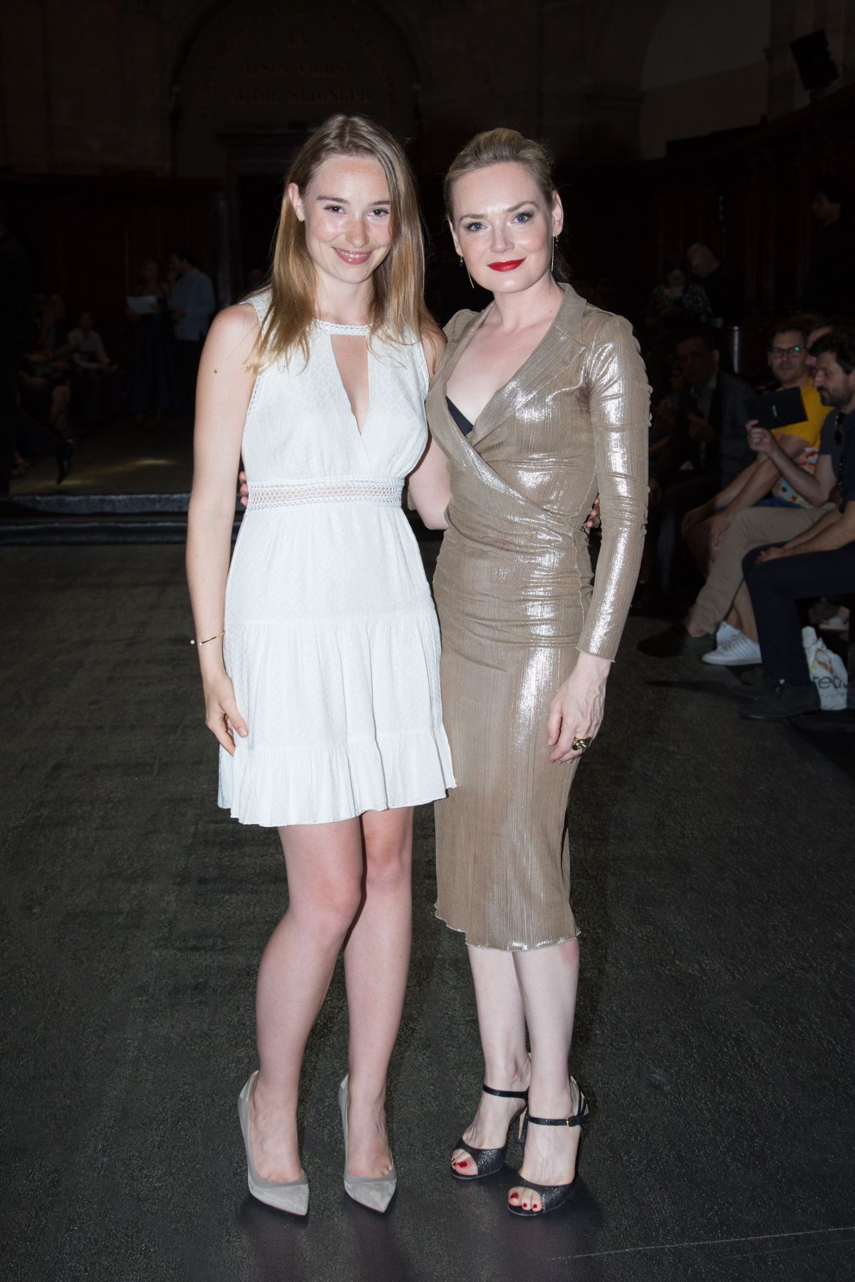 JULIE JUDD and DEBORAH FRANCOIS at Julien Fournie Haute Couture Fall ...