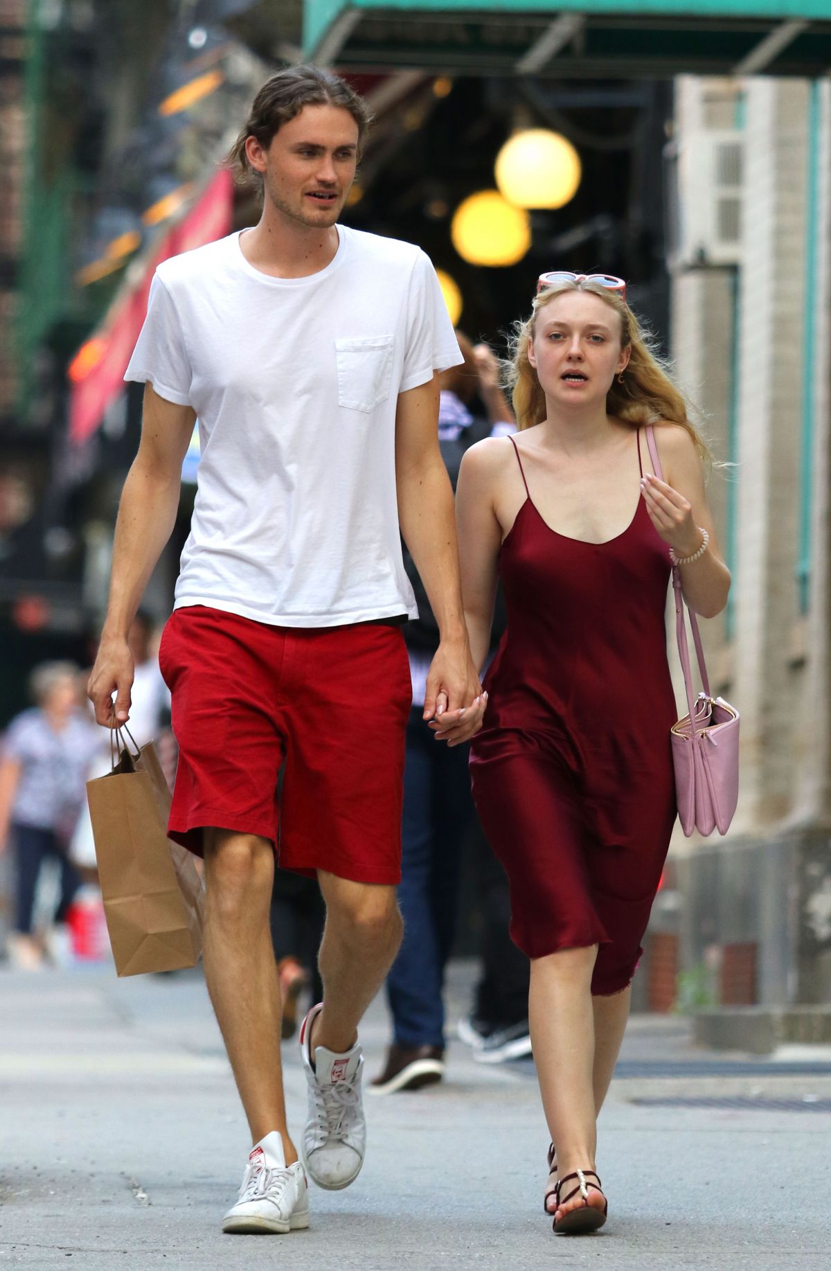 DAKOTA FANNING and Henry Frye Out for Dinner in New York 08/27/2018 ...