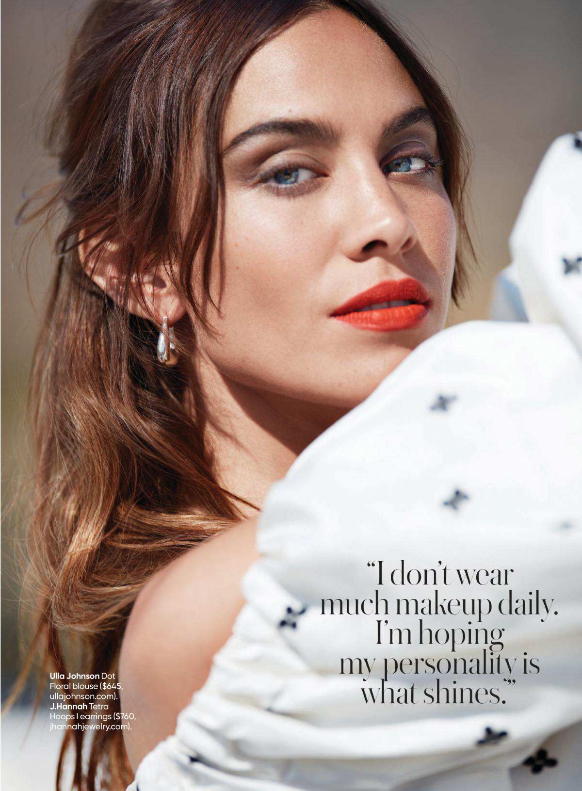 ALEXA CHUNG in Shape Magazine, October 2018 Issue – HawtCelebs