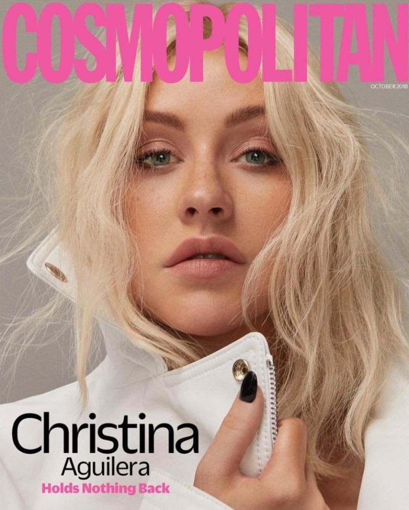 CHRISTINA AGUILERA for Cosmopolitan Magazine, October 2018 – HawtCelebs