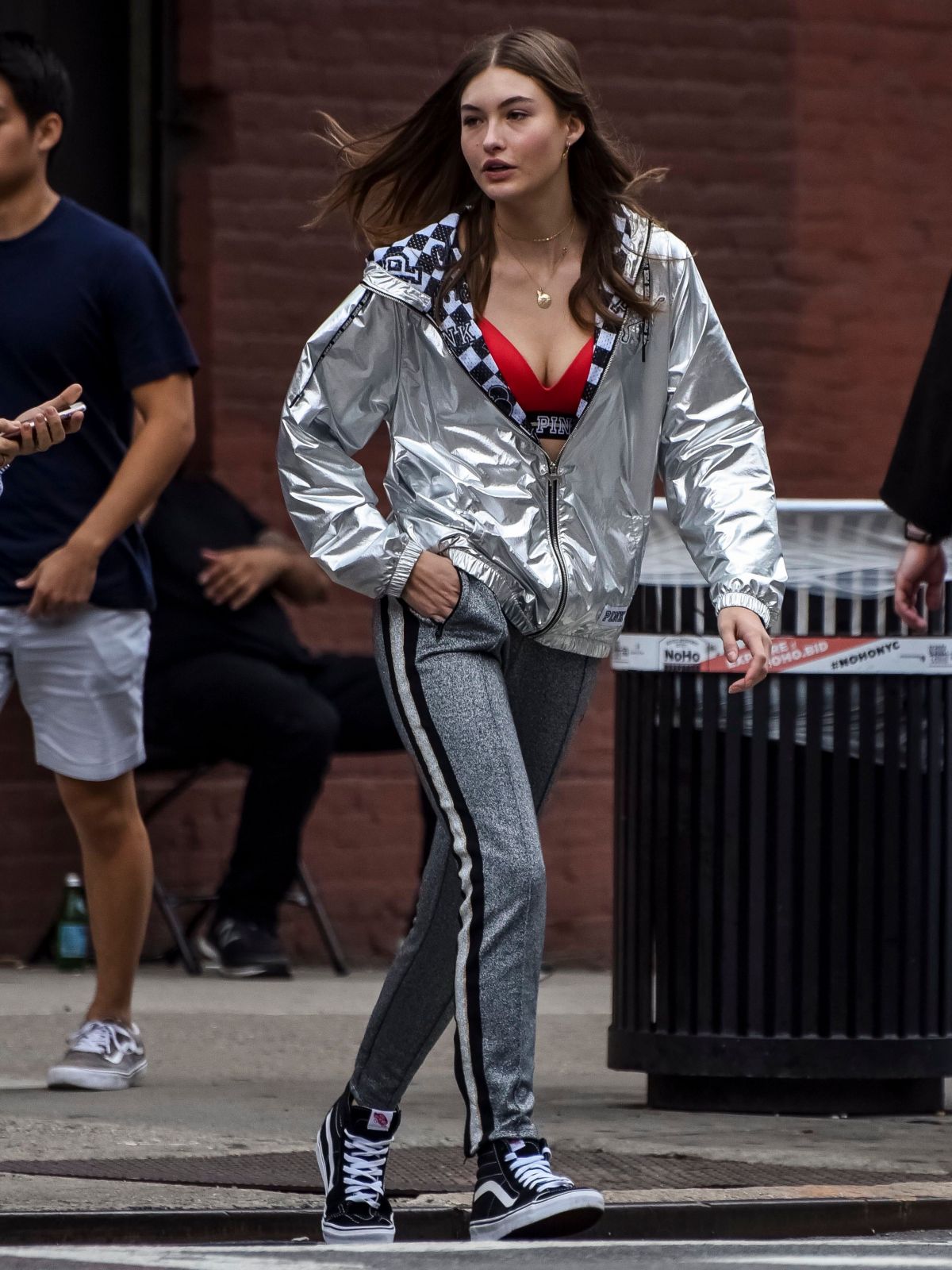 GRACE ELIZABETH at Victoria’s Secret Headquarters in New York 09/05 ...