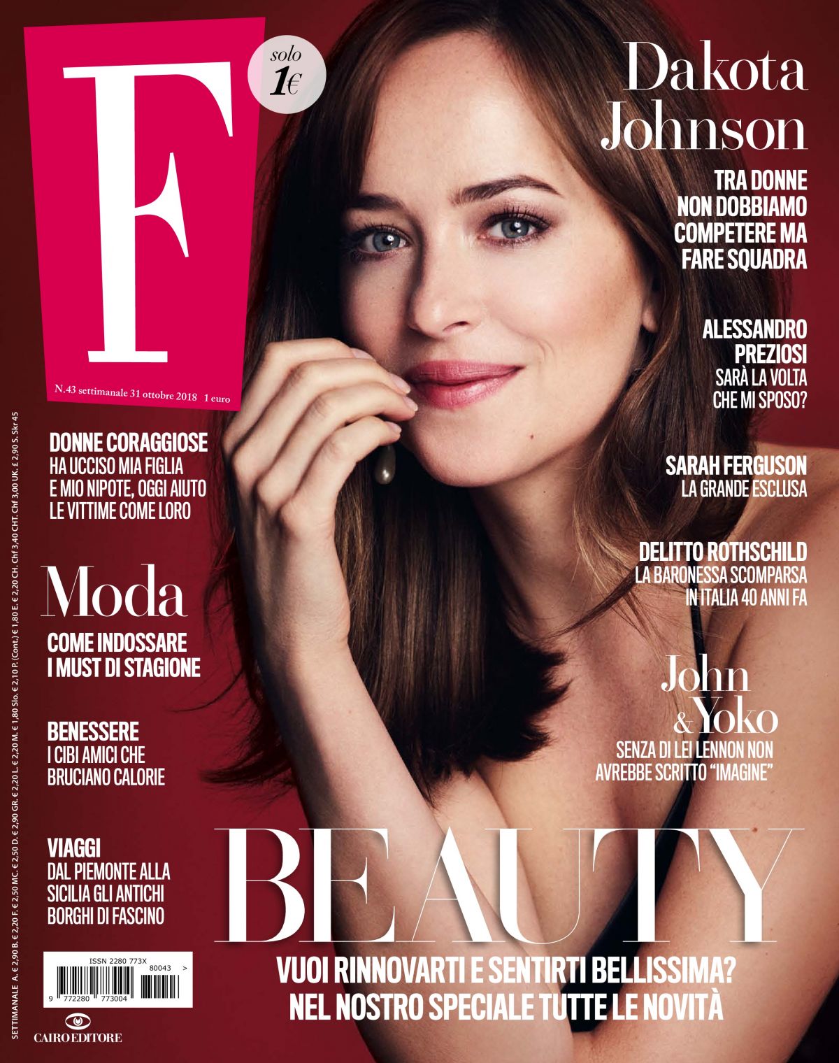 DAKOTA JOHNSON in F Magazine, October 2018 – HawtCelebs