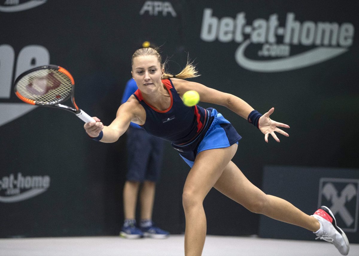 KRISTINA MLADENOVIC at WTA Upper Austria Ladies Tennins Tournament in ...