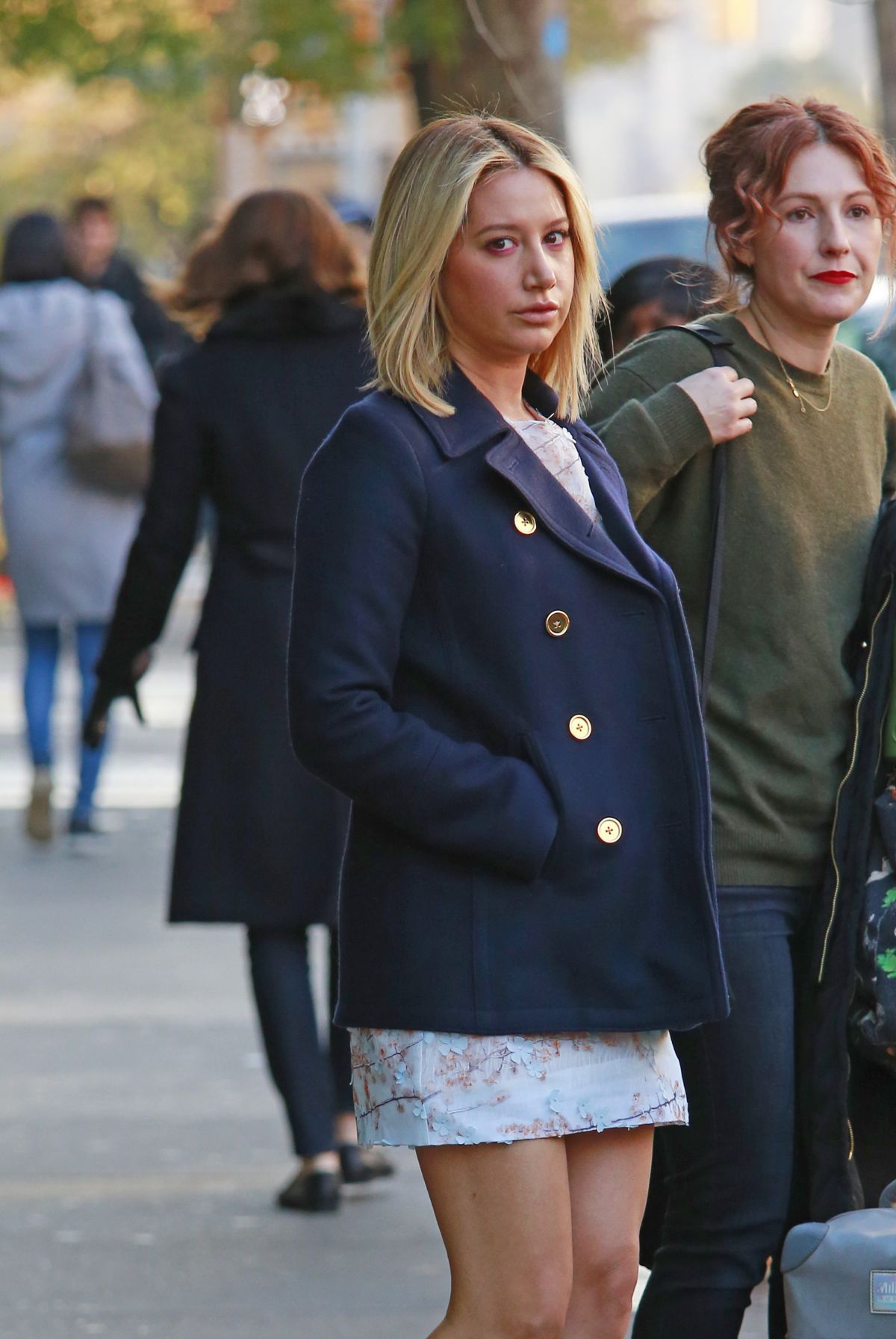 ASHLEY TISDALE Leaves Her Hotel in New York 11/12/2018 – HawtCelebs