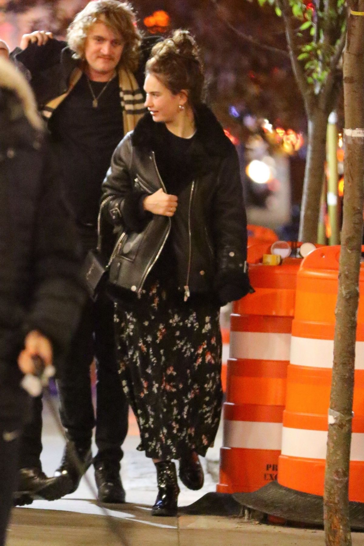 LILY JAMES and Matt Smith at Emilio’s Ballato Restaurant in New York 11 ...