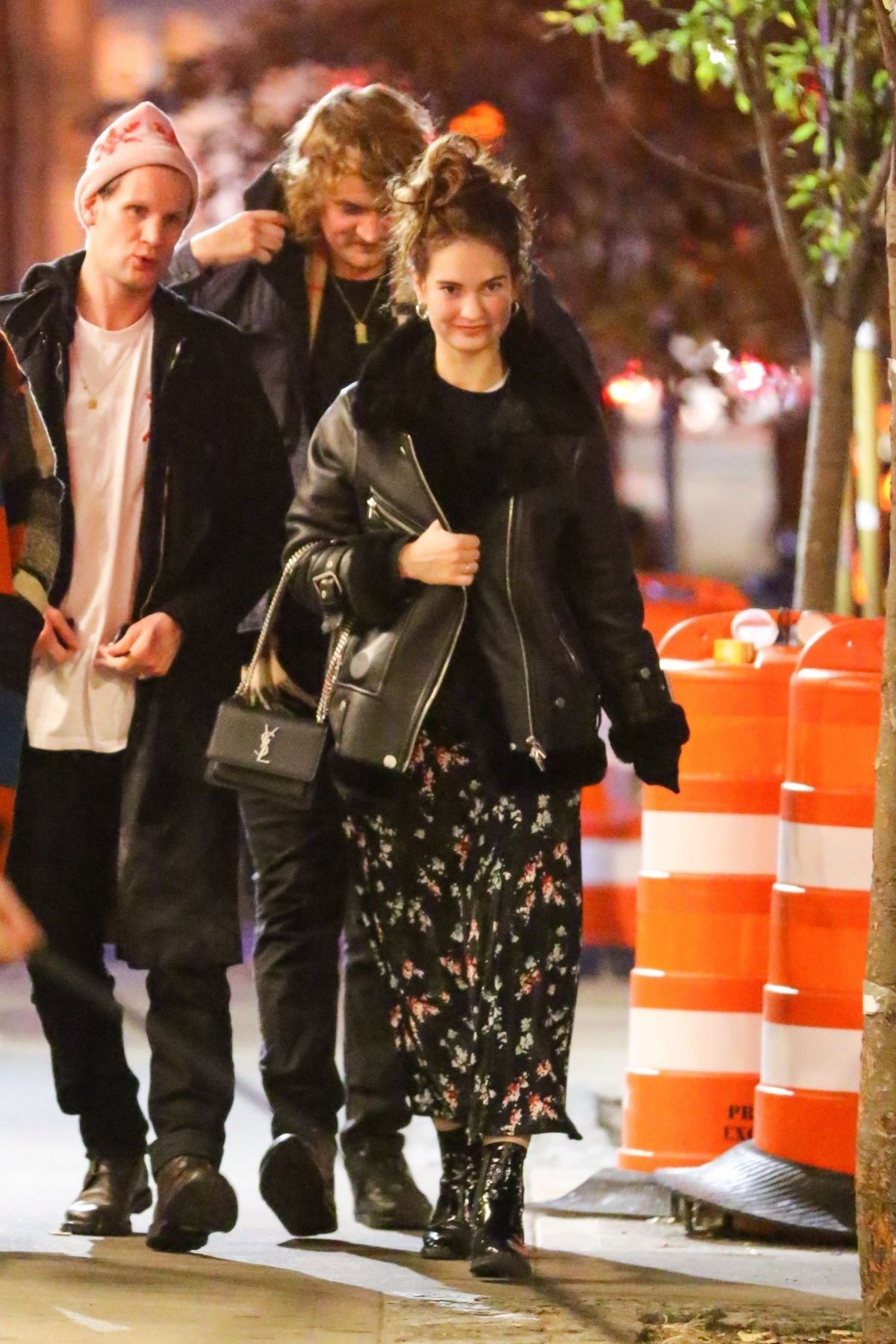 LILY JAMES and Matt Smith at Emilio’s Ballato Restaurant in New York 11 ...