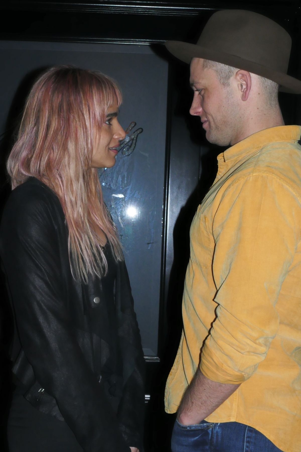 SOFIA BOUTELLA and Taron Egerton at Craig;s Restaurant in West ...