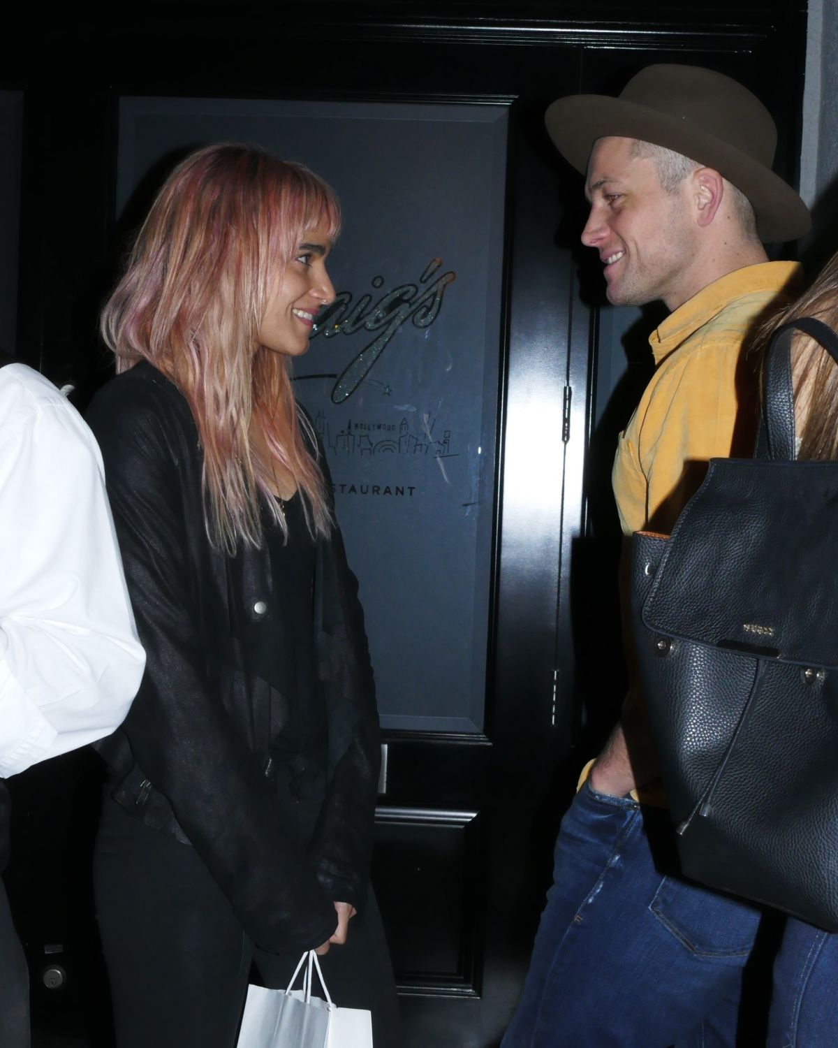 SOFIA BOUTELLA and Taron Egerton at Craig;s Restaurant in West ...