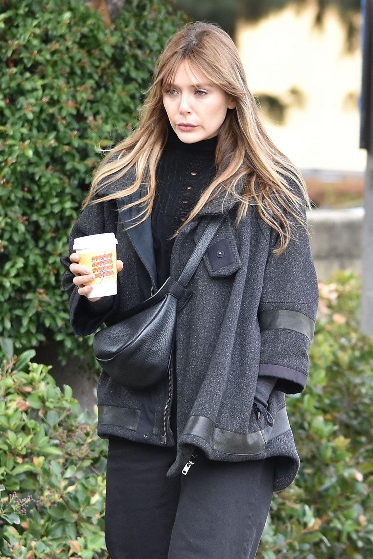 ELIZABETH OLSEN at Alfred’s Coffee in Studio City 12/05/2018 – HawtCelebs