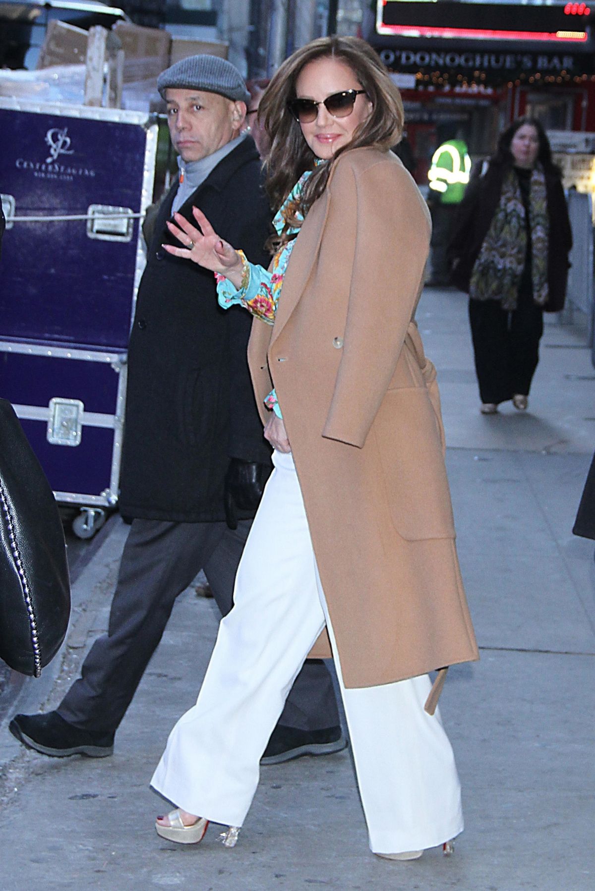 LEAH REMINI Arrives at Good Morning America in New York 12/11/2018 ...