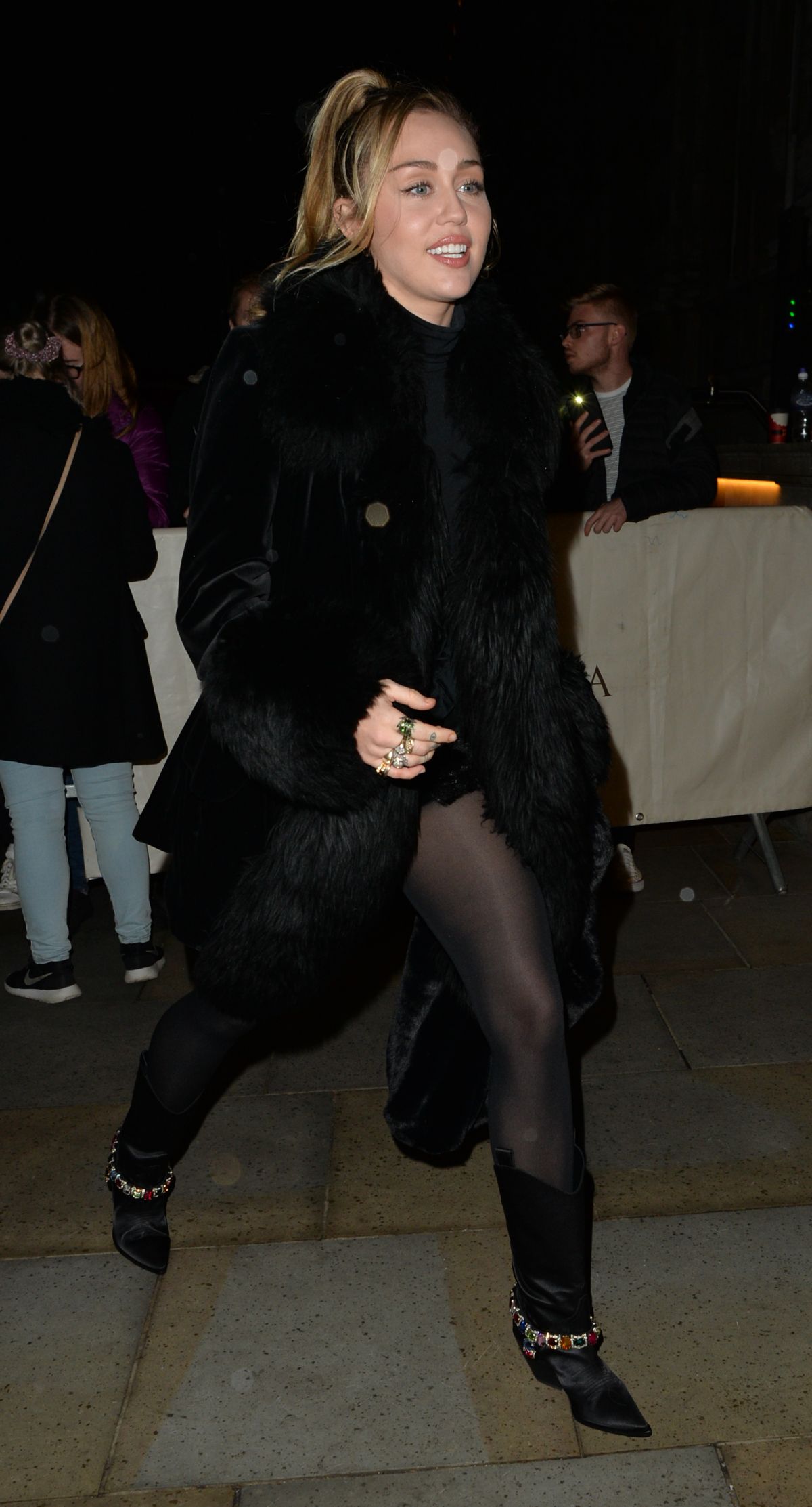 MILEY CYRUS Night Out in London 12/07/2018 – HawtCelebs