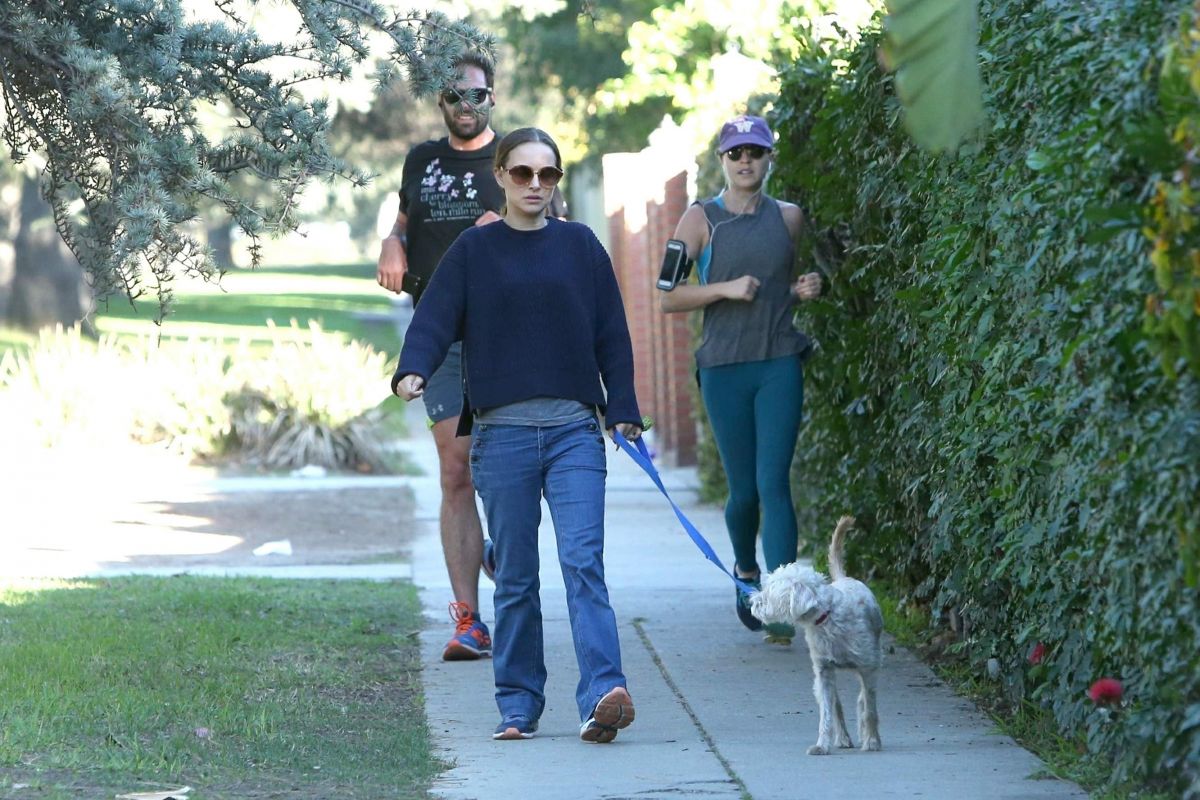 NATALIE PORTMAN Out with Her Dog in Los Angeles 12/29/2018 – HawtCelebs