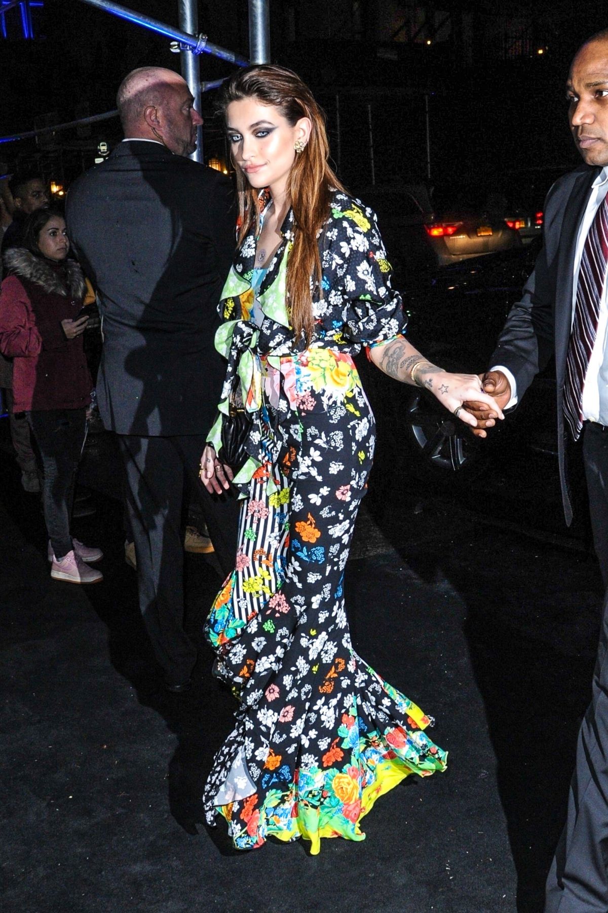PARIS JACKSON Arrives at Versace Fashion Show in New York 12/02/2018 ...