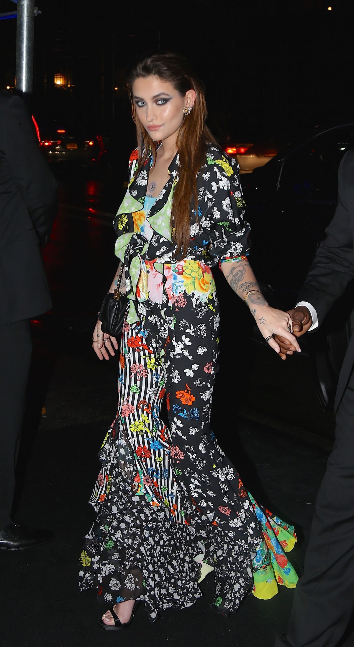 PARIS JACKSON Arrives at Versace Fashion Show in New York 12/02/2018 ...