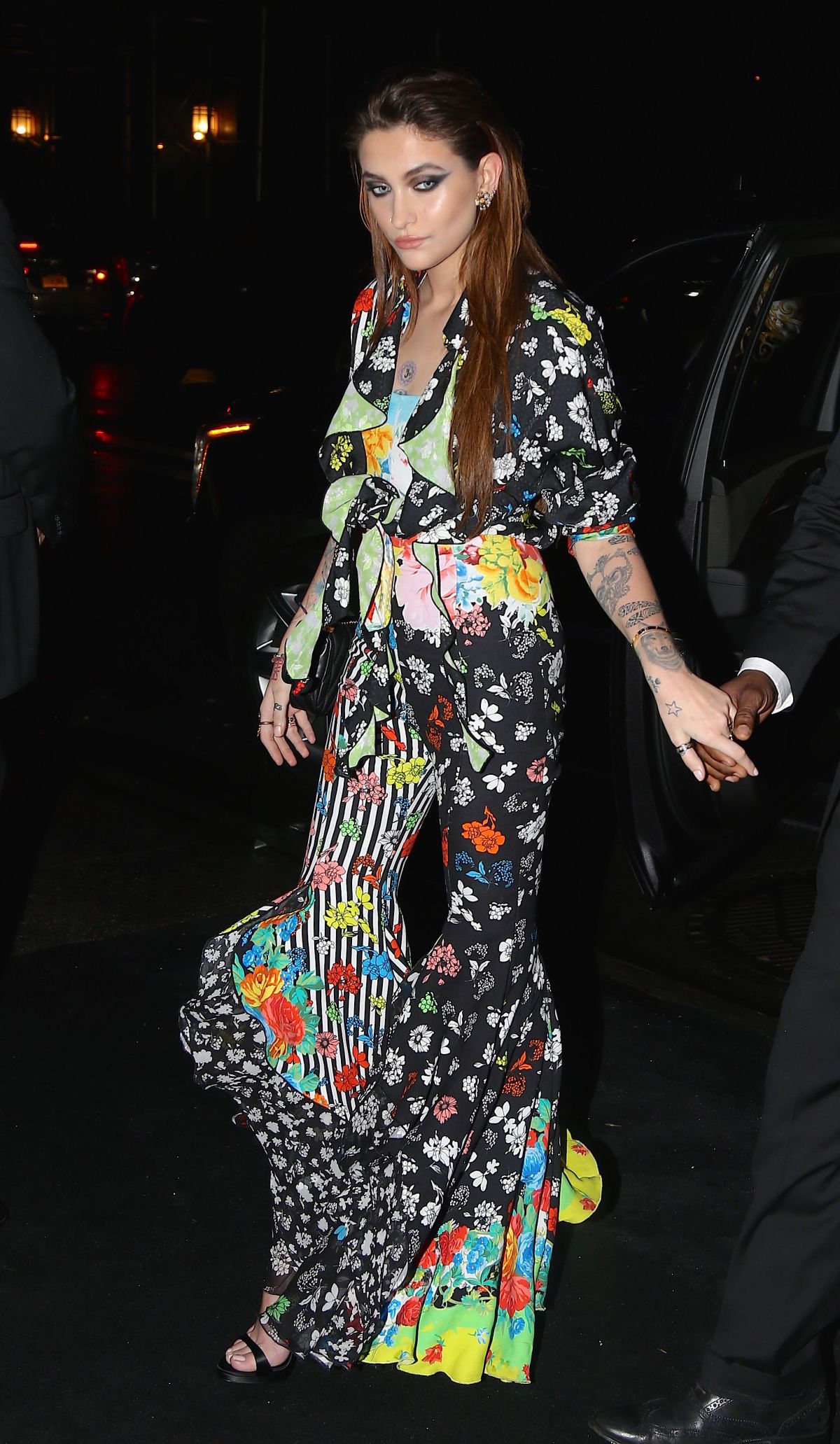 PARIS JACKSON Arrives at Versace Fashion Show in New York 12/02/2018 ...