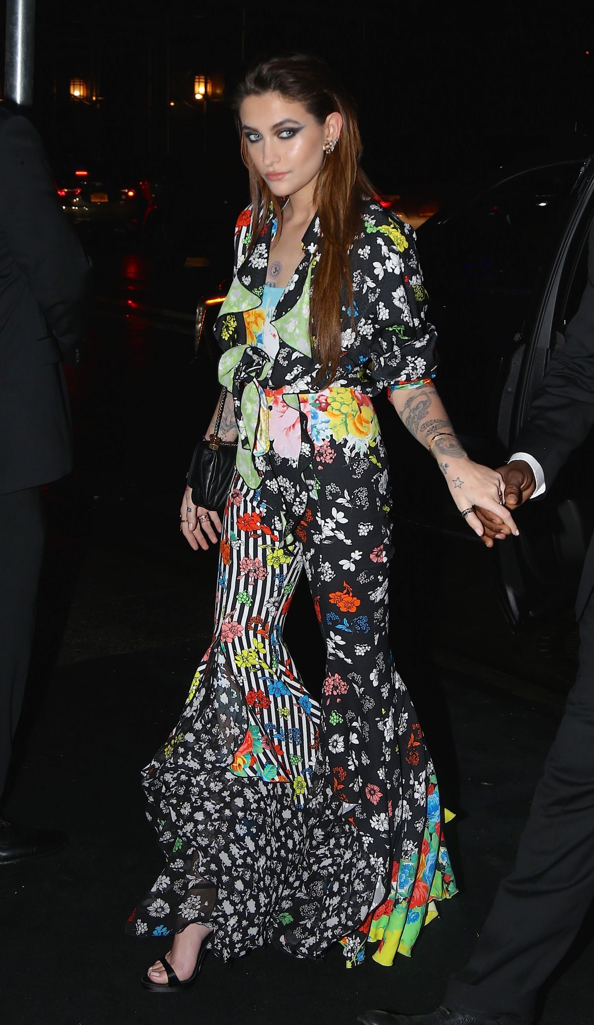 PARIS JACKSON Arrives at Versace Fashion Show in New York 12/02/2018 ...