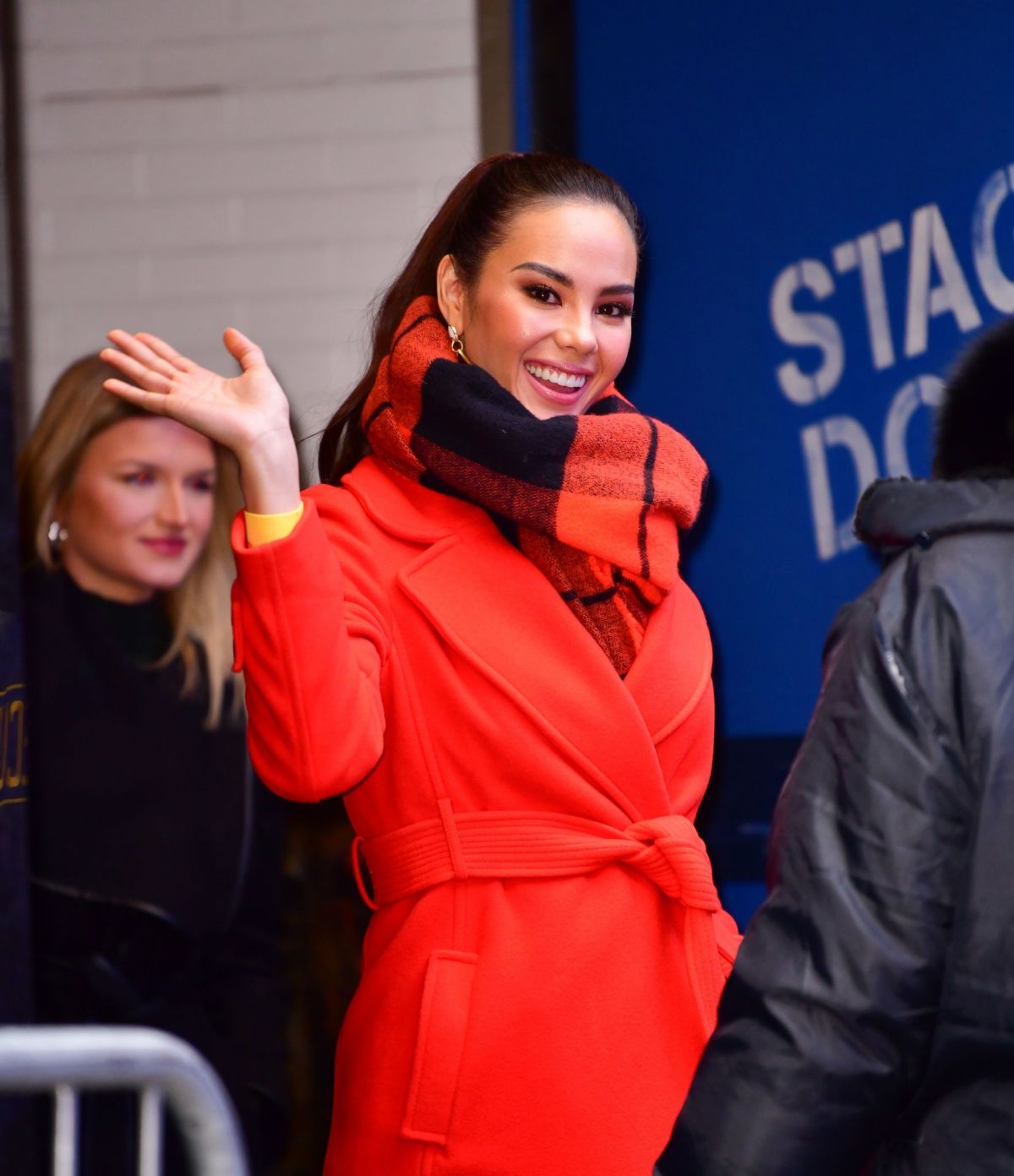 CATRIONA GRAY Leaves Good Morning America in New York 01/07/2019 ...