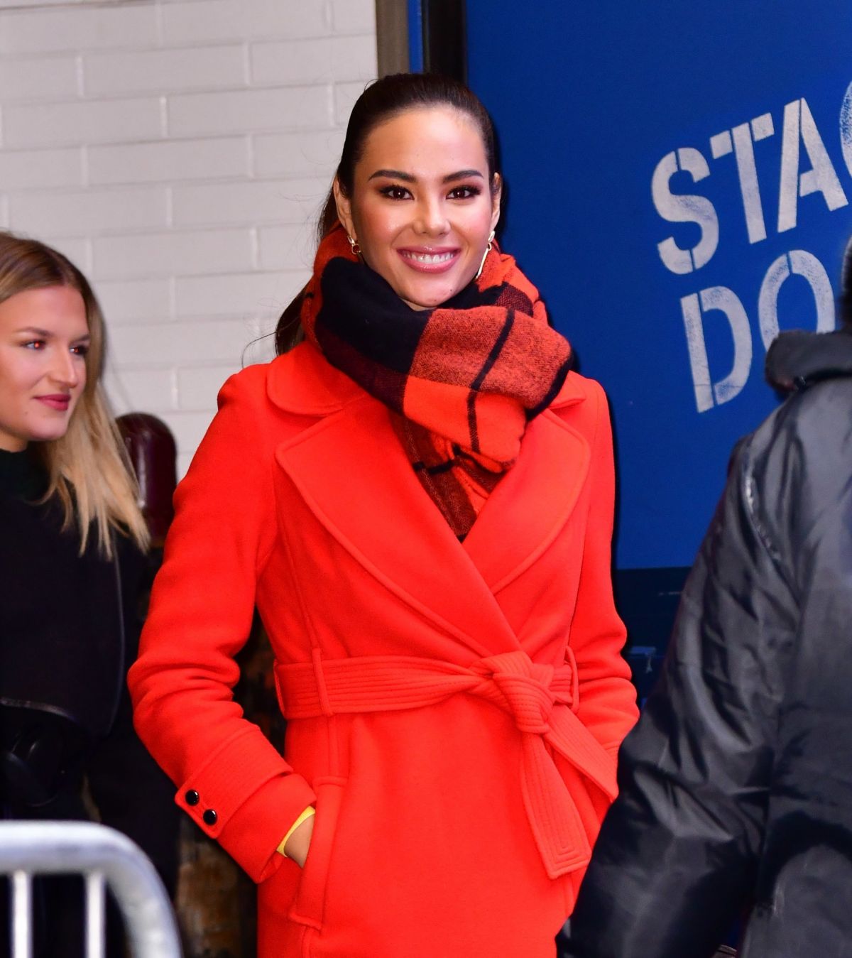 CATRIONA GRAY Leaves Good Morning America in New York 01/07/2019 ...