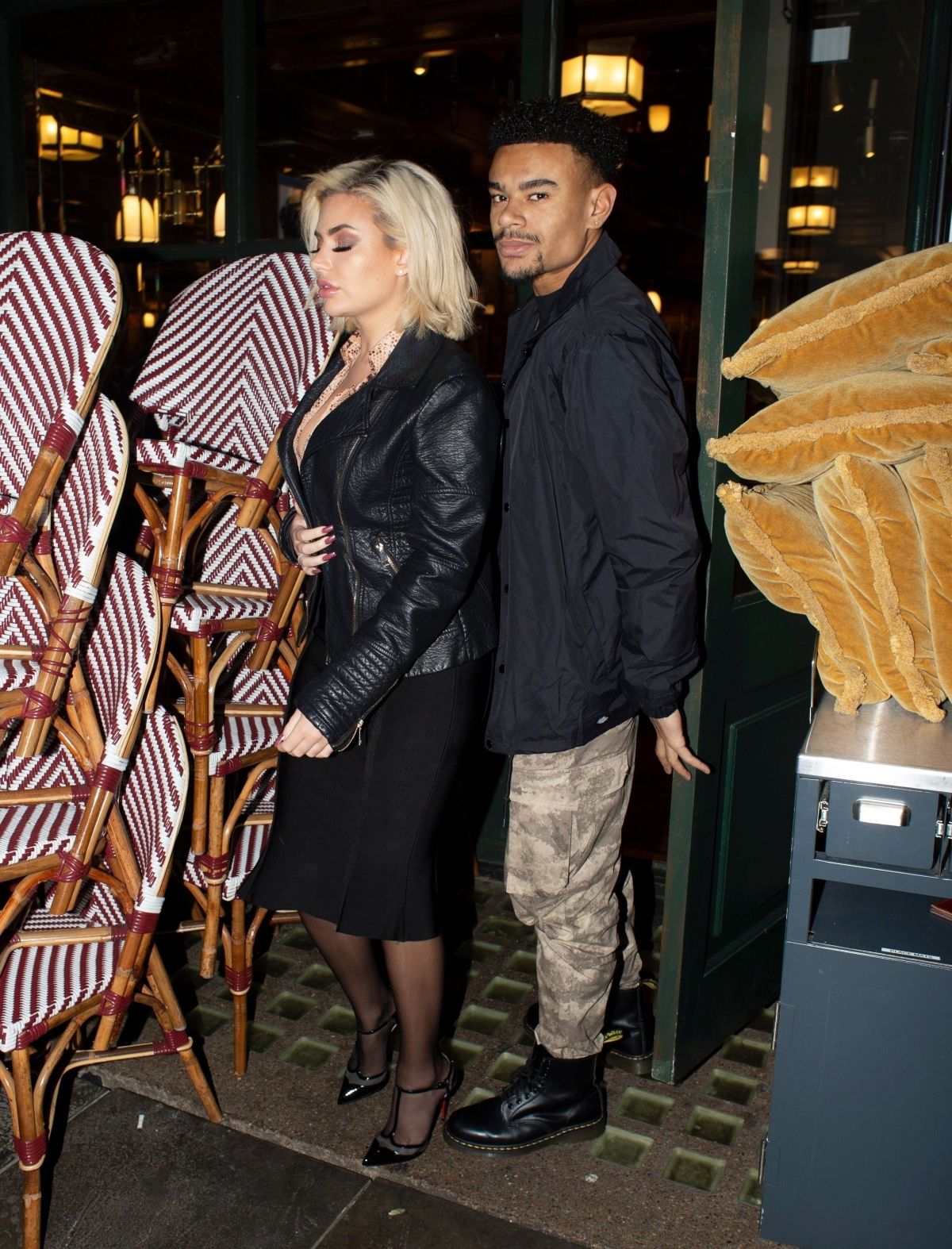 MEGAN BARTON HANSON and Wes Nelson Night Out in London 01/19/2019 ...