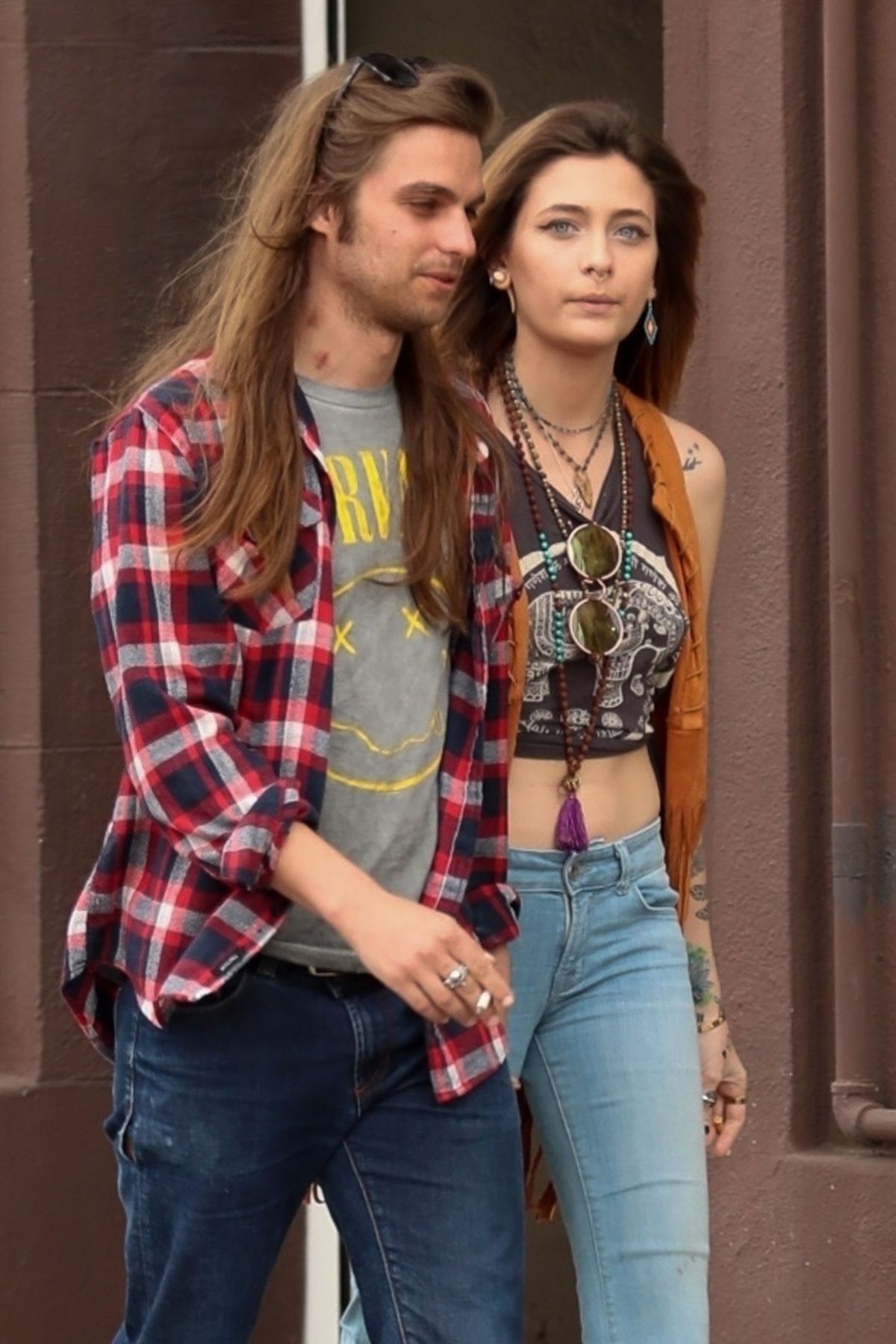 PARIS JACKSON and Gabriel Glenn Out on Melrose Ave in West Hollywood 01 ...