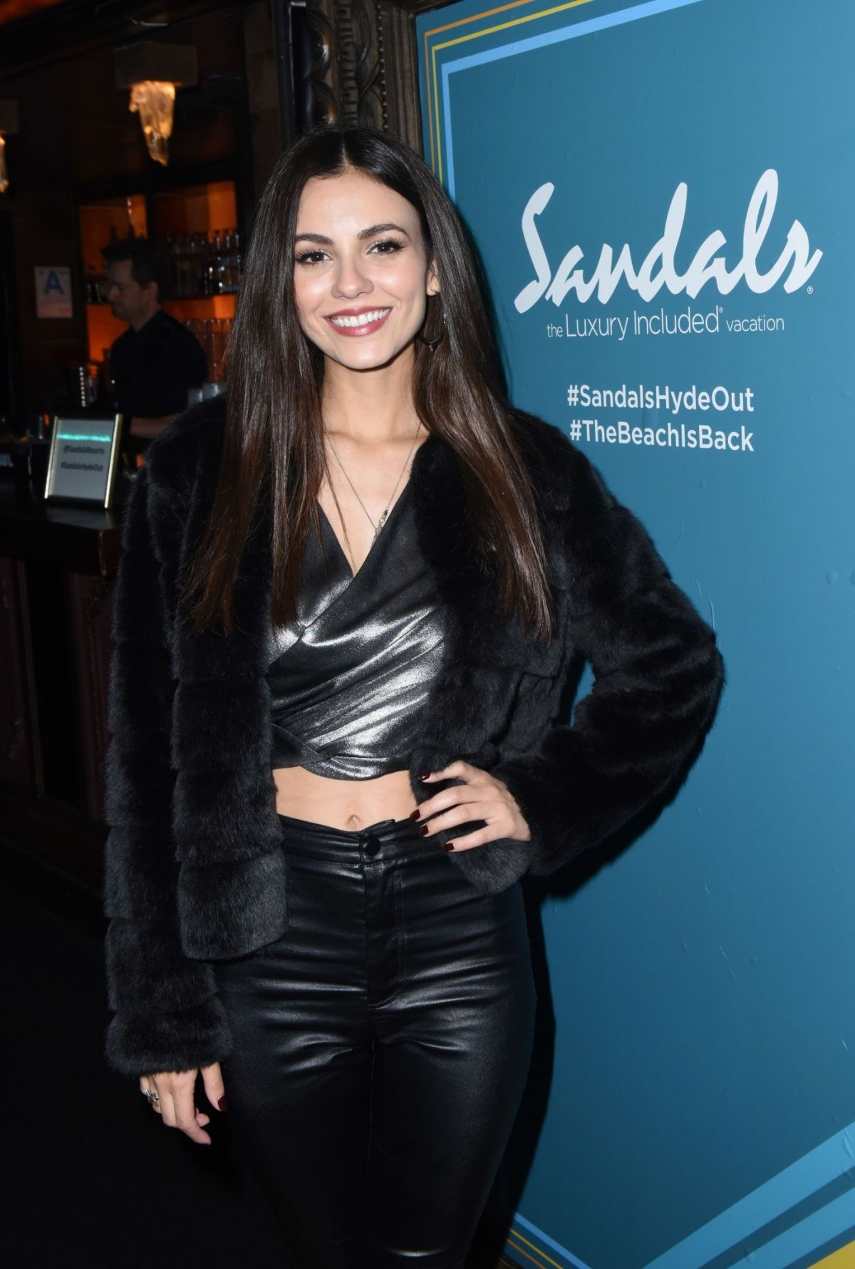 VICTORIA JUSTICE at a Private Event in Staples Center at Elton John ...