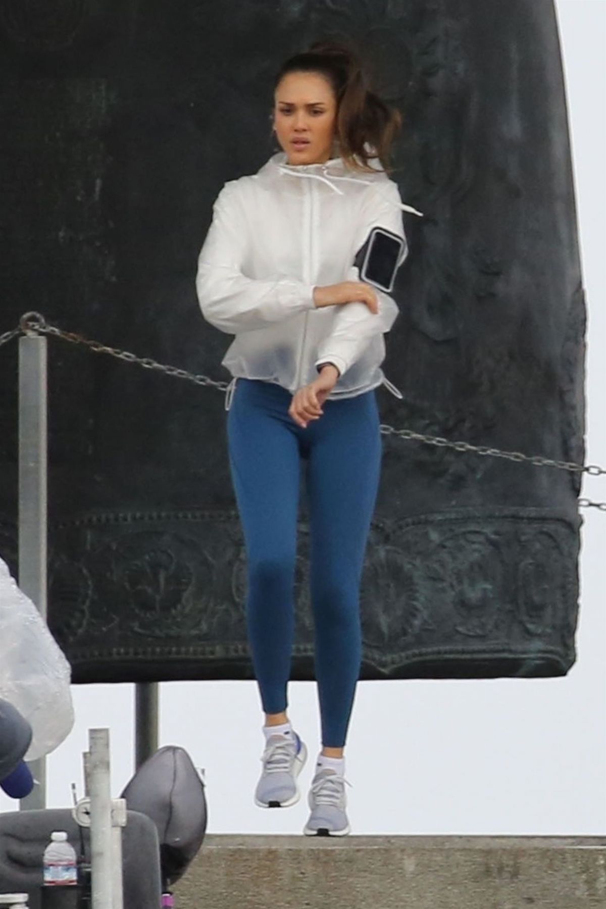 JESSICA ALBA on the Set of LA’s Finest in San Pedro 02/13/2019 – HawtCelebs