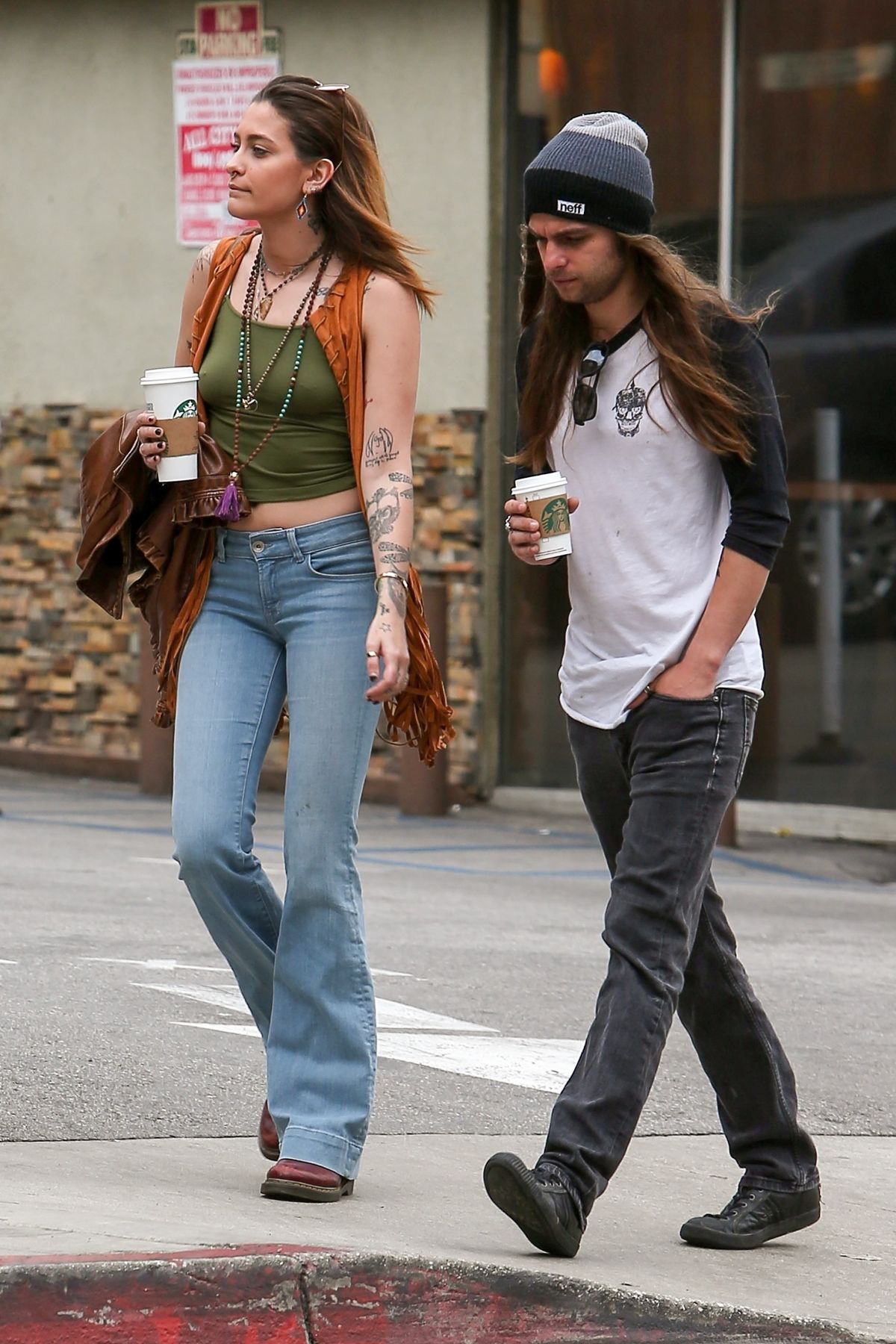 PARIS JACKSON and Gabriel Glenn Out for Coffee in Hollywood 02/01/2019 ...