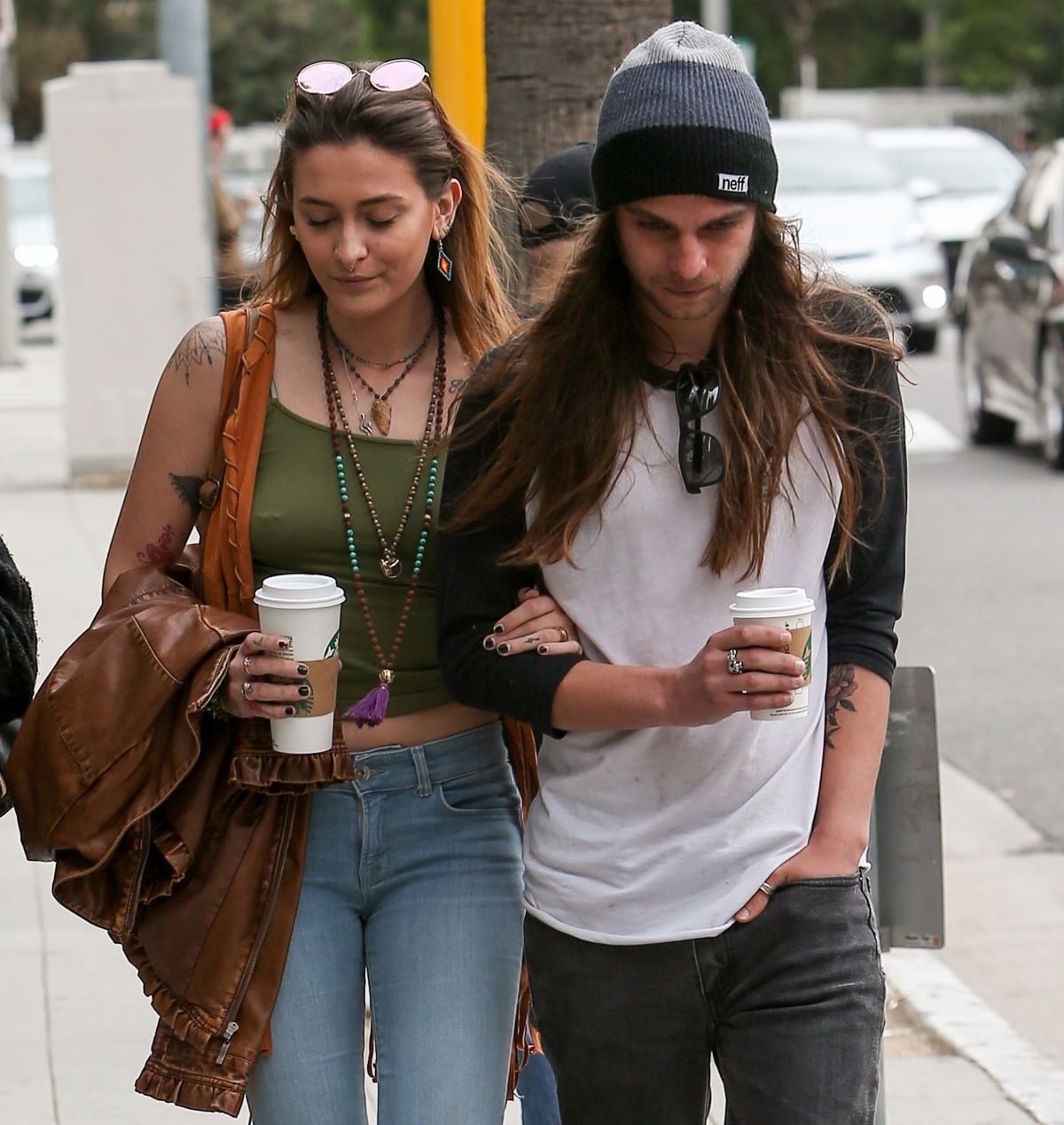 PARIS JACKSON and Gabriel Glenn Out for Coffee in Hollywood 02/01/2019 ...