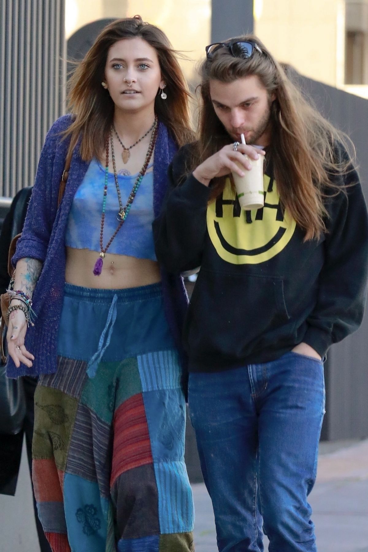 PARIS JACKSON and Gabriel Glenn Out for Lunch in Los Angeles 02/08/2019 ...
