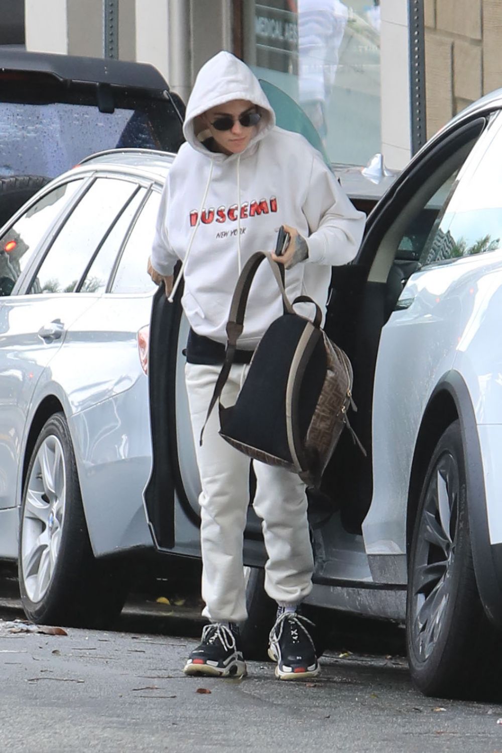 RUBY ROSE in Hoodie Out in Los Angeles 04/02/2019 – HawtCelebs