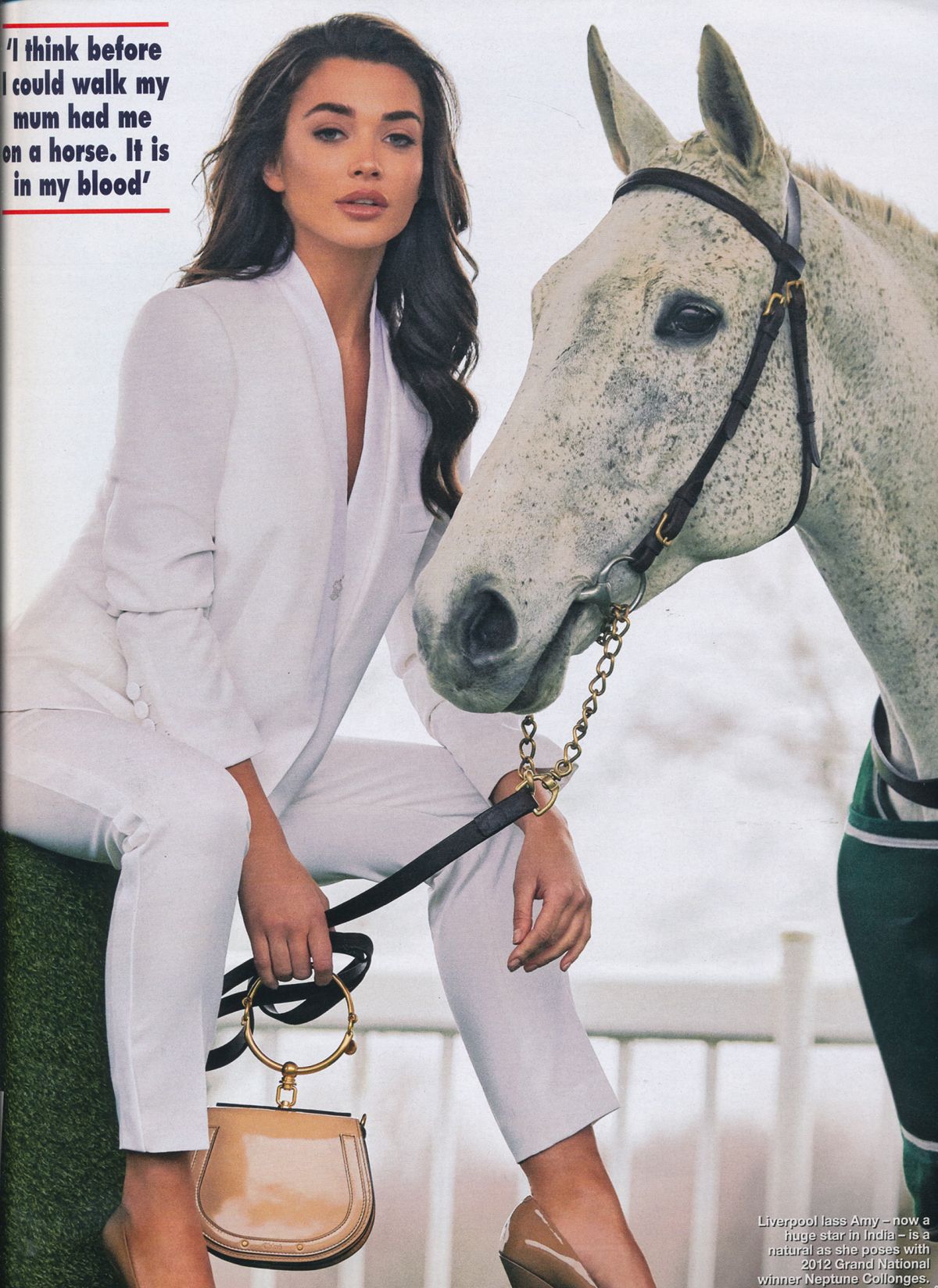 AMY JACKSON in Hello! Magazine, March 2019 – HawtCelebs