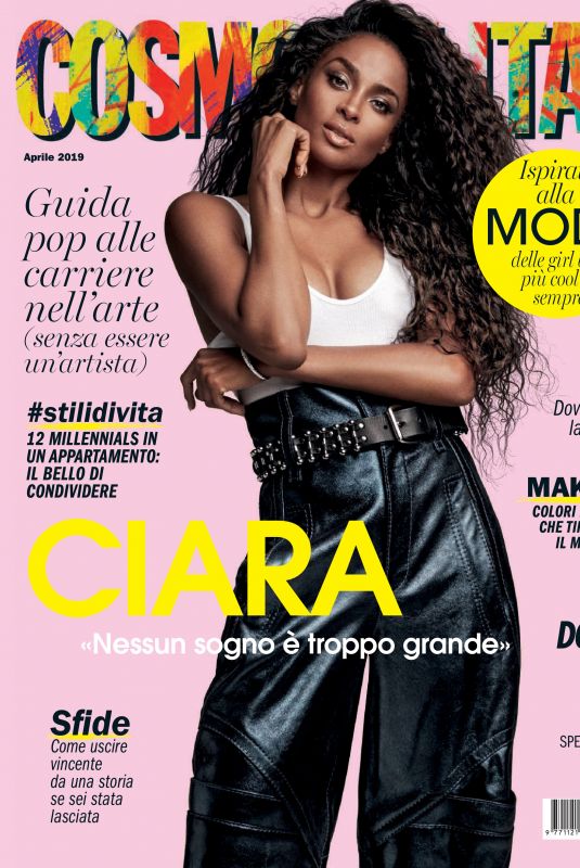 CIARA in Cosmopolitan Magazine, Italy April 2019 – HawtCelebs