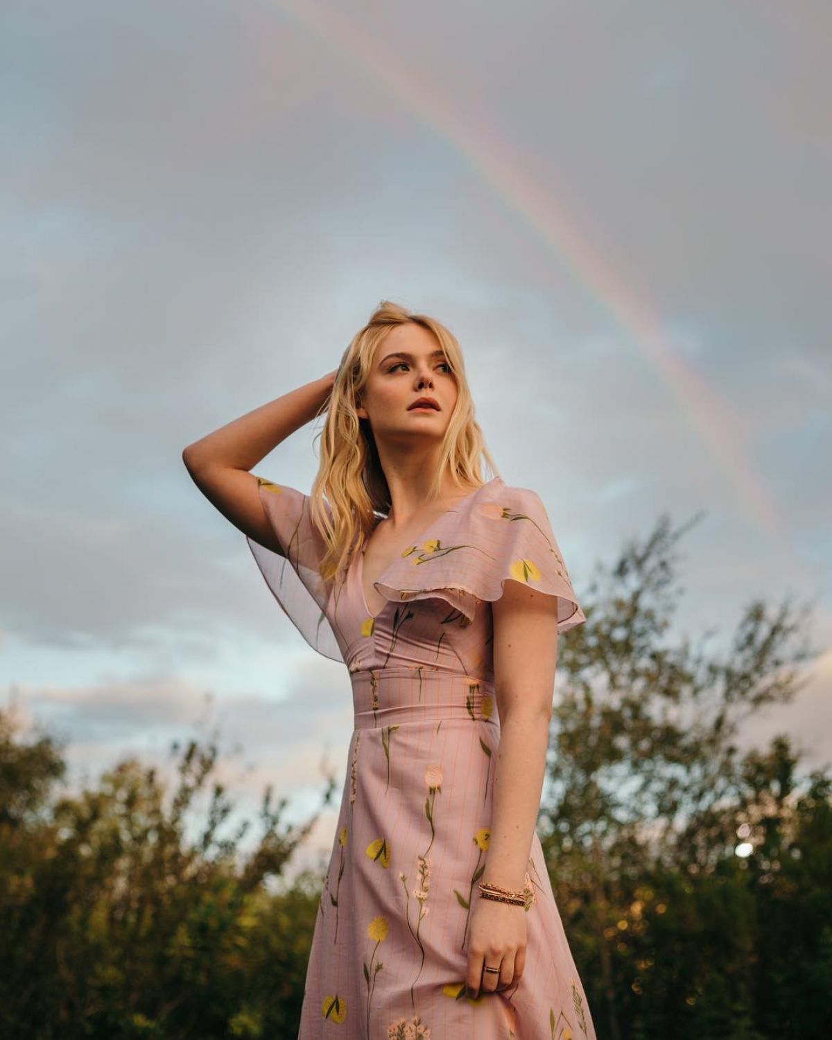 ELLE FANNING on the Set of Wildflowers Music Video, March 2019 – HawtCelebs