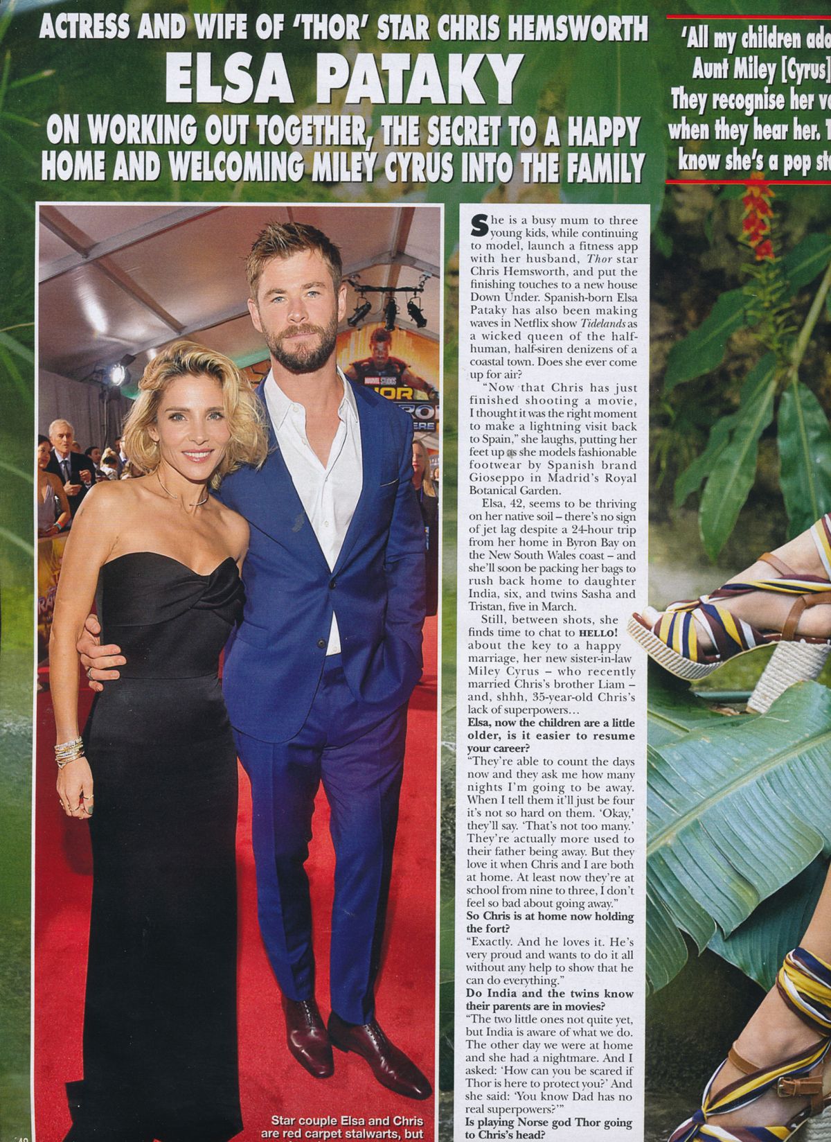 ELSA PATAKY in Hello! Magazine, March 2019 – HawtCelebs