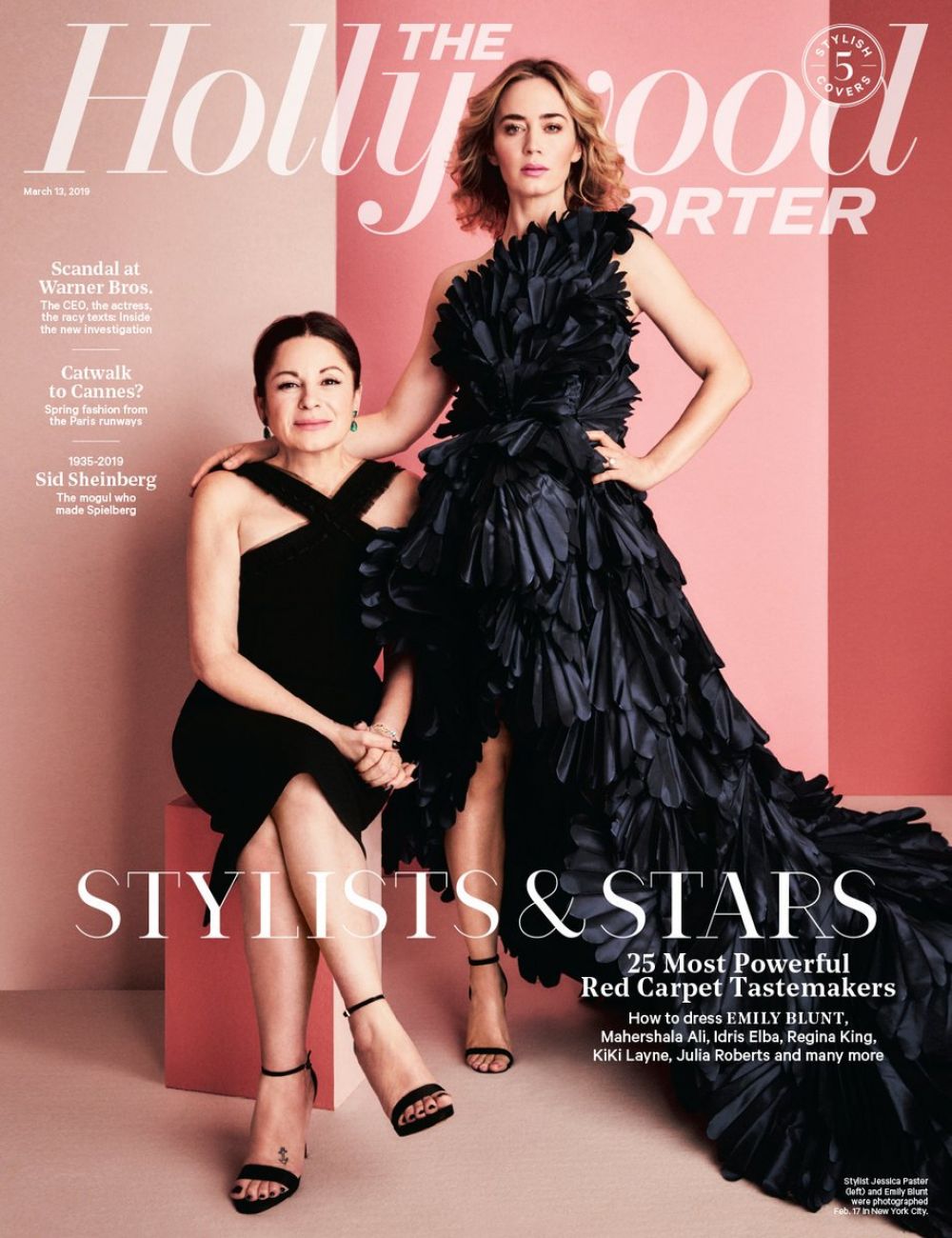 EMILY BLUNT and JESSICA PASTER in The Hollywood Reporter, March 2019 ...