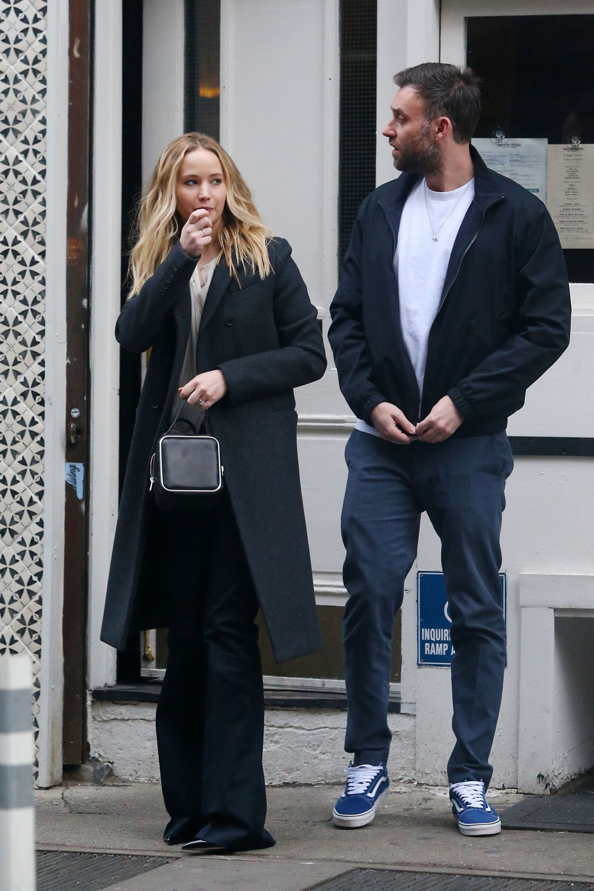JENNIFER LAWRENCE and Cooke Maroney Out and About in New York 03/25 ...