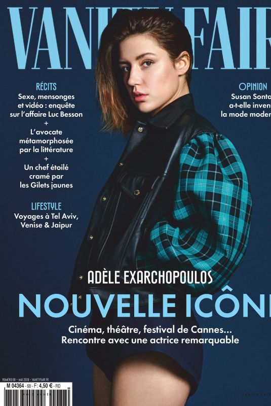 ADELE EXARCHOPOULOS in Vanity Fair Magazine, France May 2019 – HawtCelebs