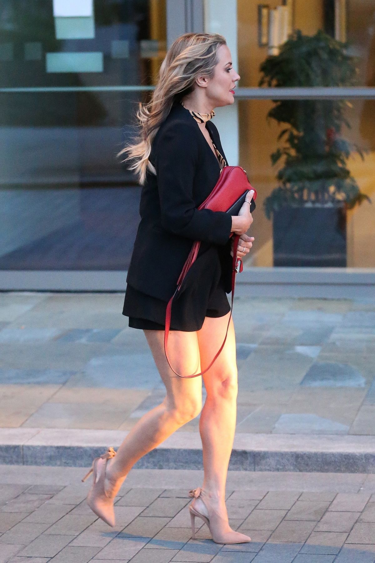 CAROLINE FLACK at The Ivy Manchester Roof Top Re-launching a Circus ...