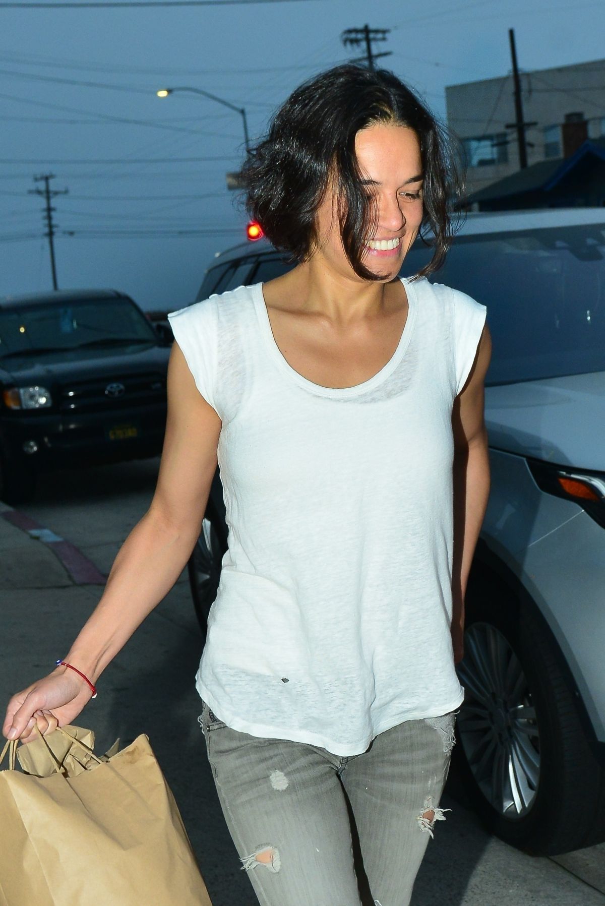 MICHELLE RODRIGUEZ Leaves Giorgio Baldi in Santa Monica 04/23/2019 ...