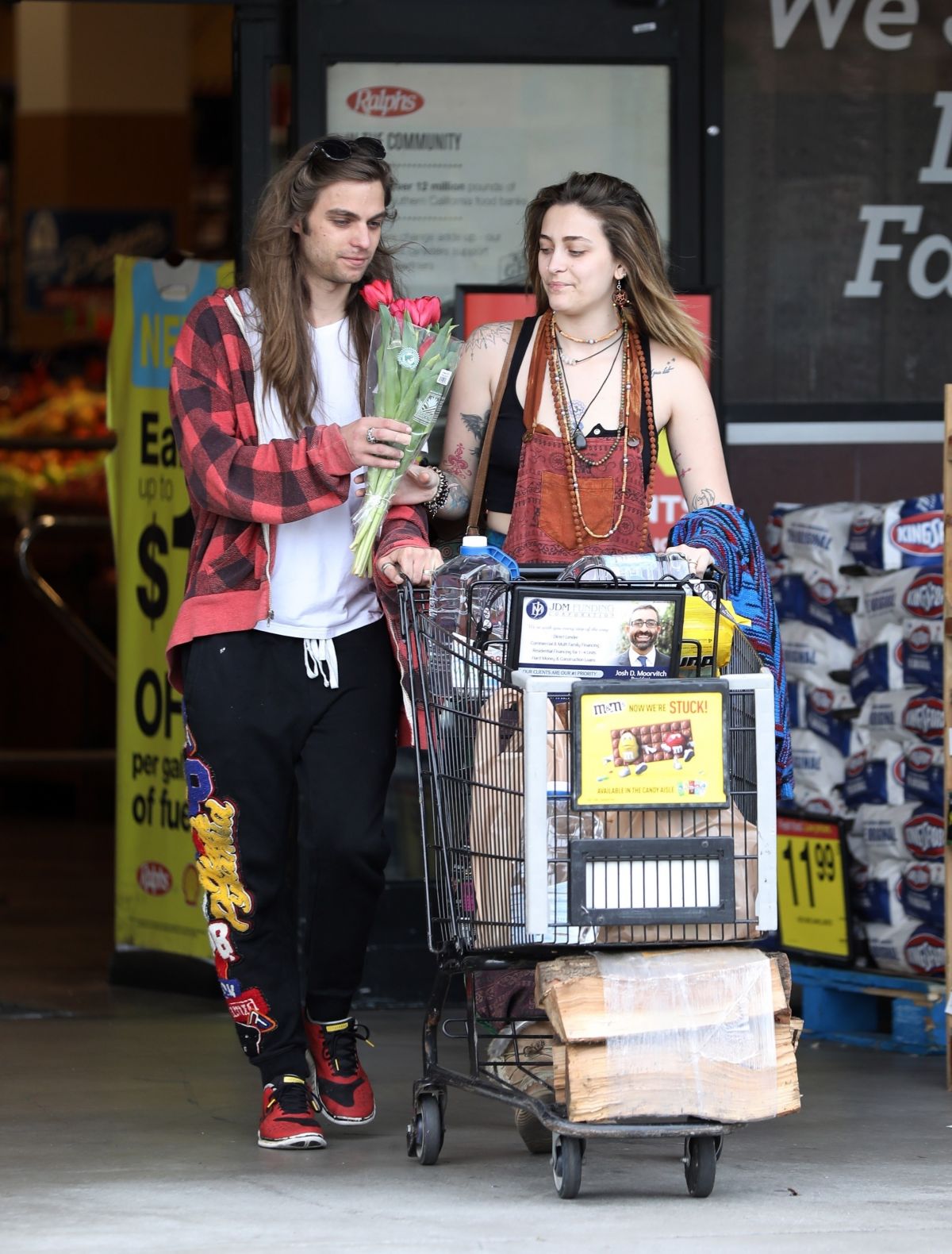 PARIS JACKSON and Gabriel Glenn Out Shopping in Los Angeles 04/03/2019 ...