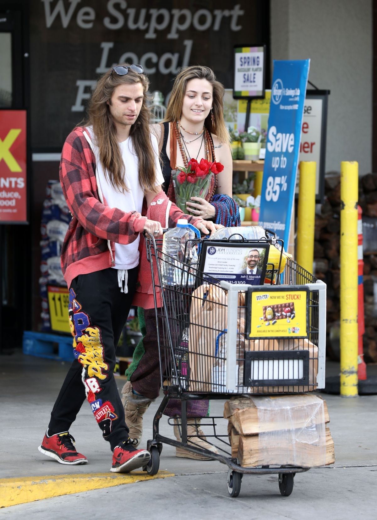 PARIS JACKSON and Gabriel Glenn Out Shopping in Los Angeles 04/03/2019 ...