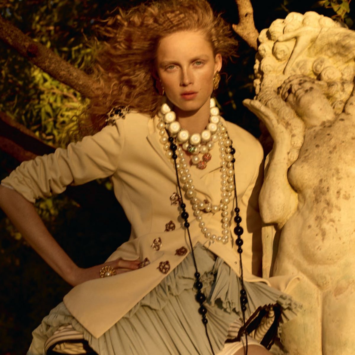 RIANNE VAN ROMPAEY for Vogue Magazine, Italy April 2019 – HawtCelebs