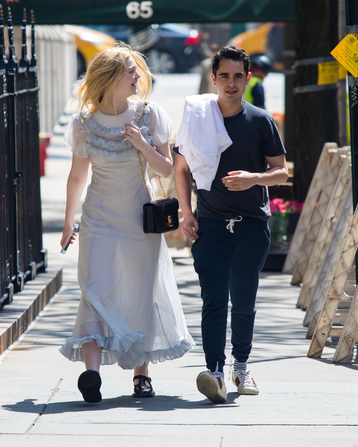 ELLE FANNING and Max Minghella Out in New York 05/02/2019 – HawtCelebs