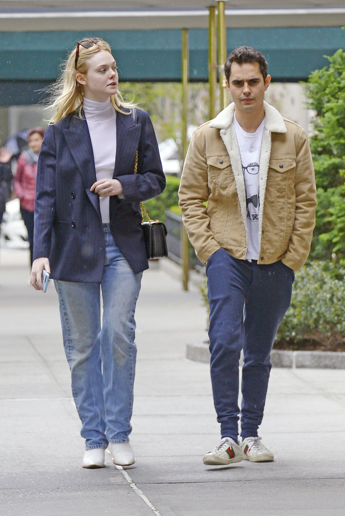 ELLE FANNING and Max Minghella Out in New York 05/03/2019 – HawtCelebs
