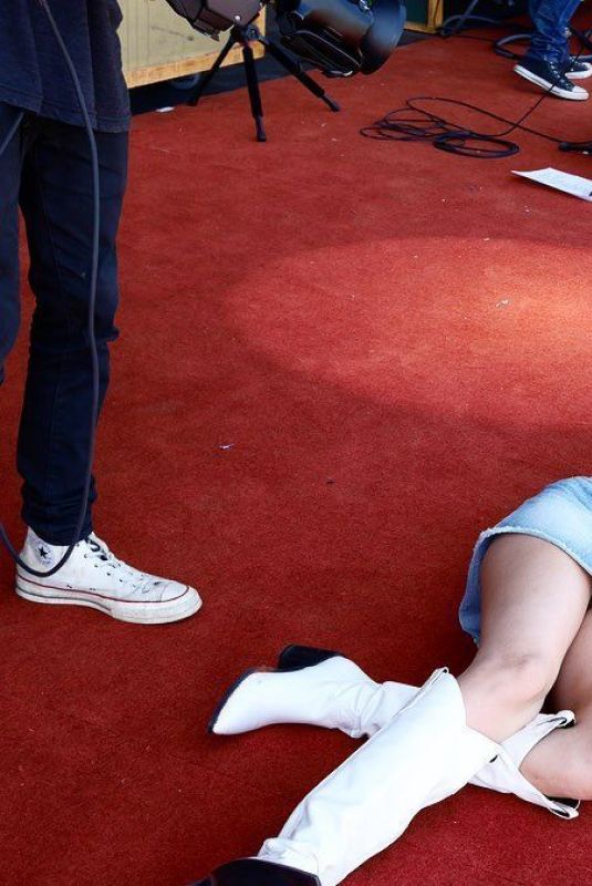MILEY CYRUS Lying on Red Carpet at Primavera Sound in Spain 06/01/2019 ...
