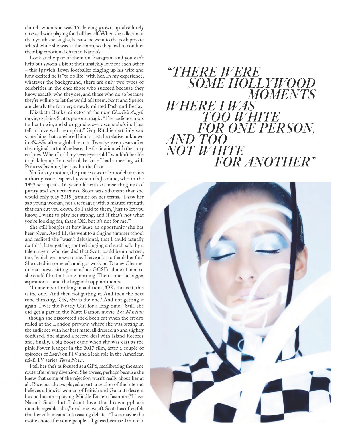 NAOMI SCOTT in Vogue Magazine, UK April 2019 – HawtCelebs