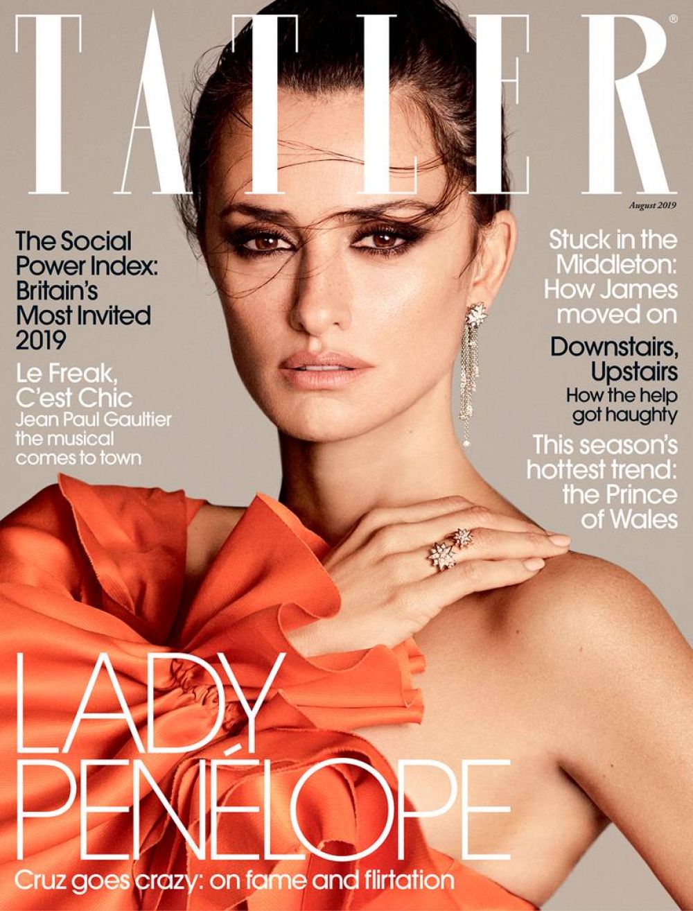 PENELOPE CRUZ in Tatler Magazine, August 2019 – HawtCelebs