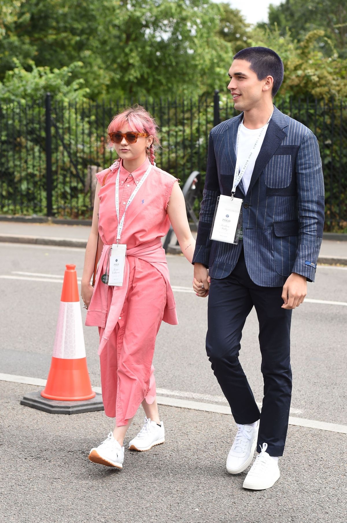 MAISIE WILLIAMS and Reuben Selby Arrives at 2019 Wimbledon Tennis ...