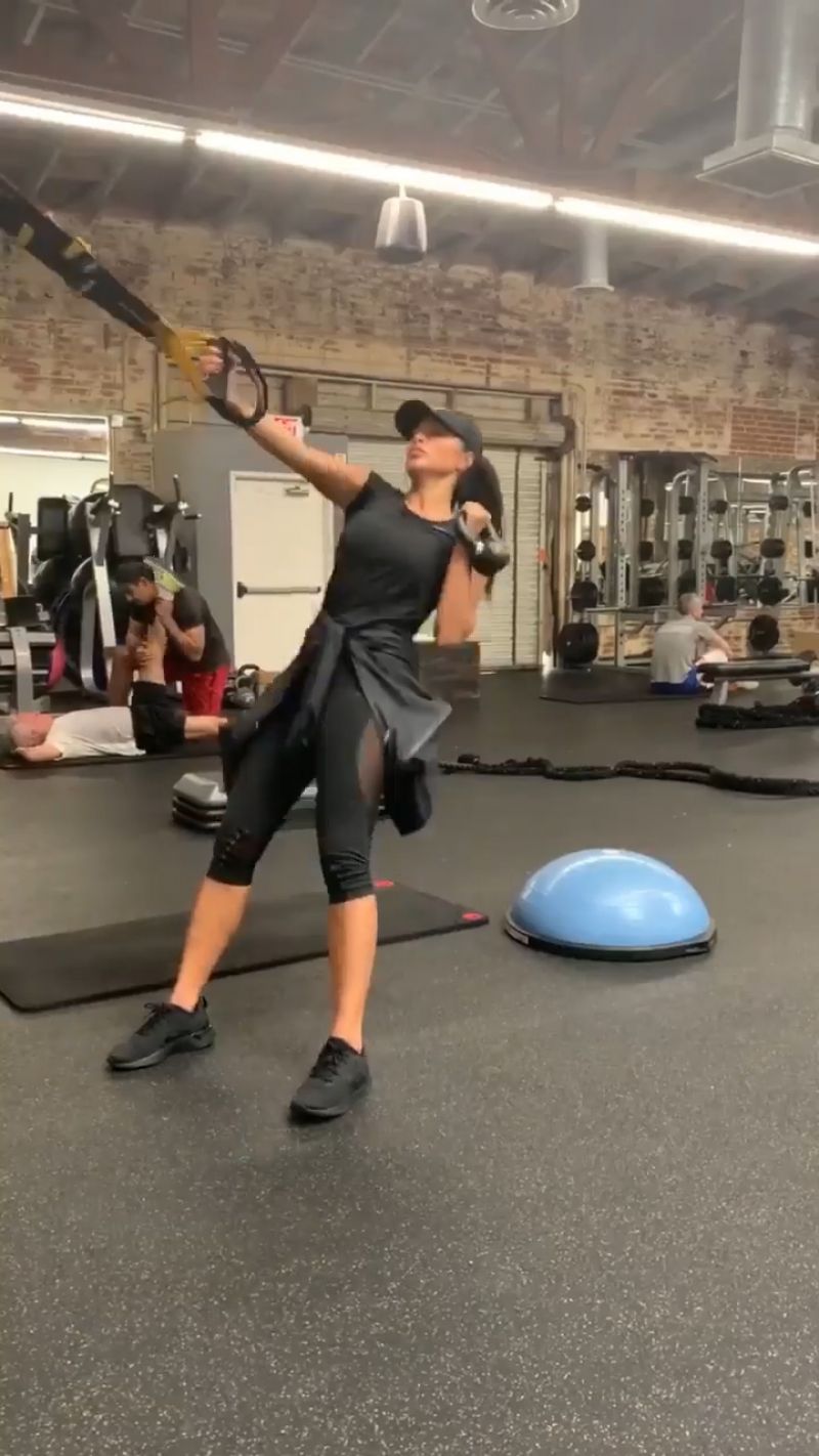 NICOLE SCHERZINGER Workout at a Gym – Instagram Pictures and Video 06 ...